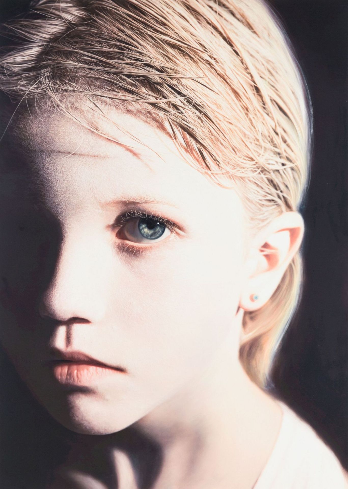 Helnwein, Gottfried (*1948)Head Of A Child 14 (Anna)Fine Art Pigment ...