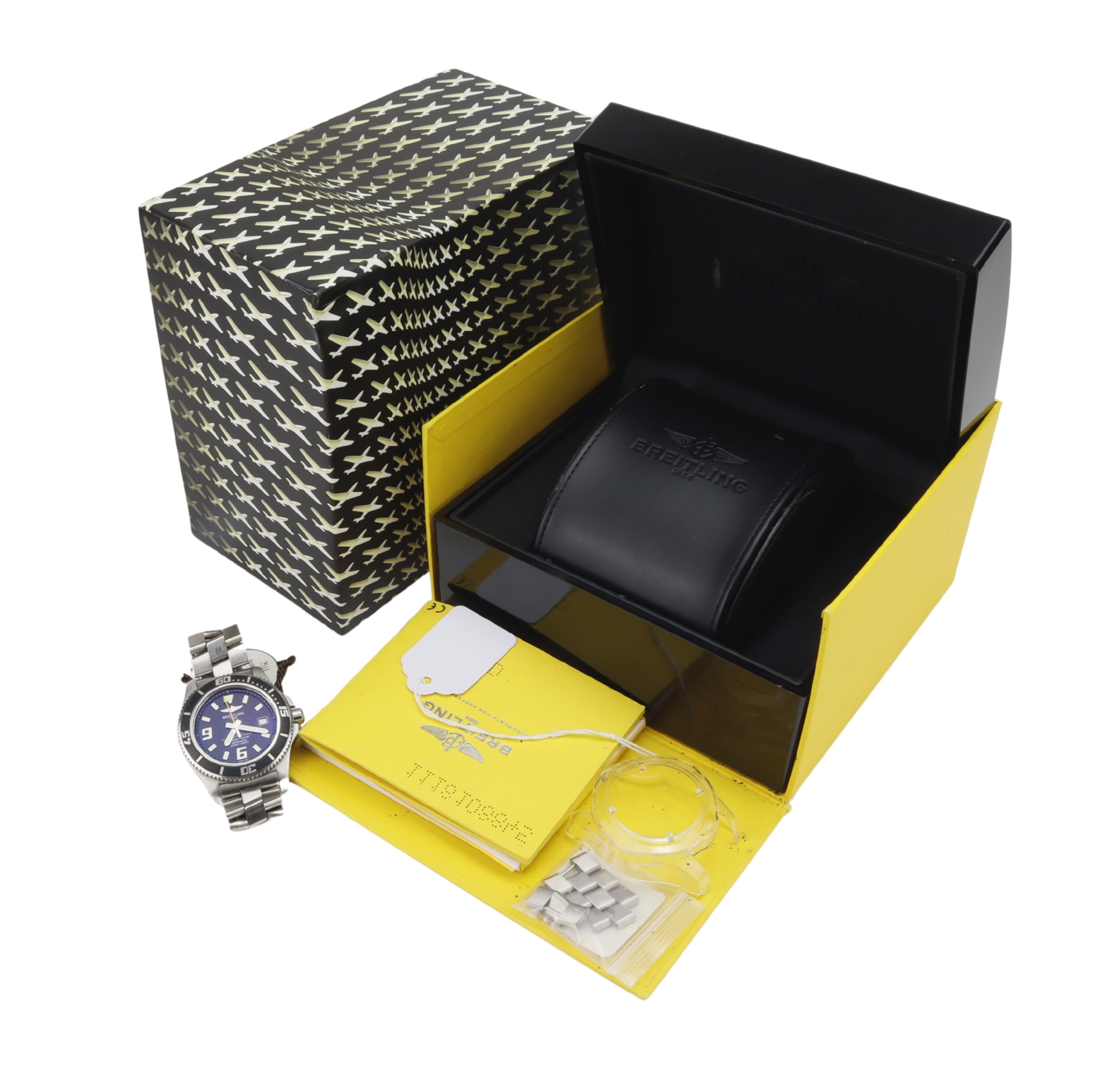 Breitling Super Ocean stainless steel gents automatic wristwatch, ref ...