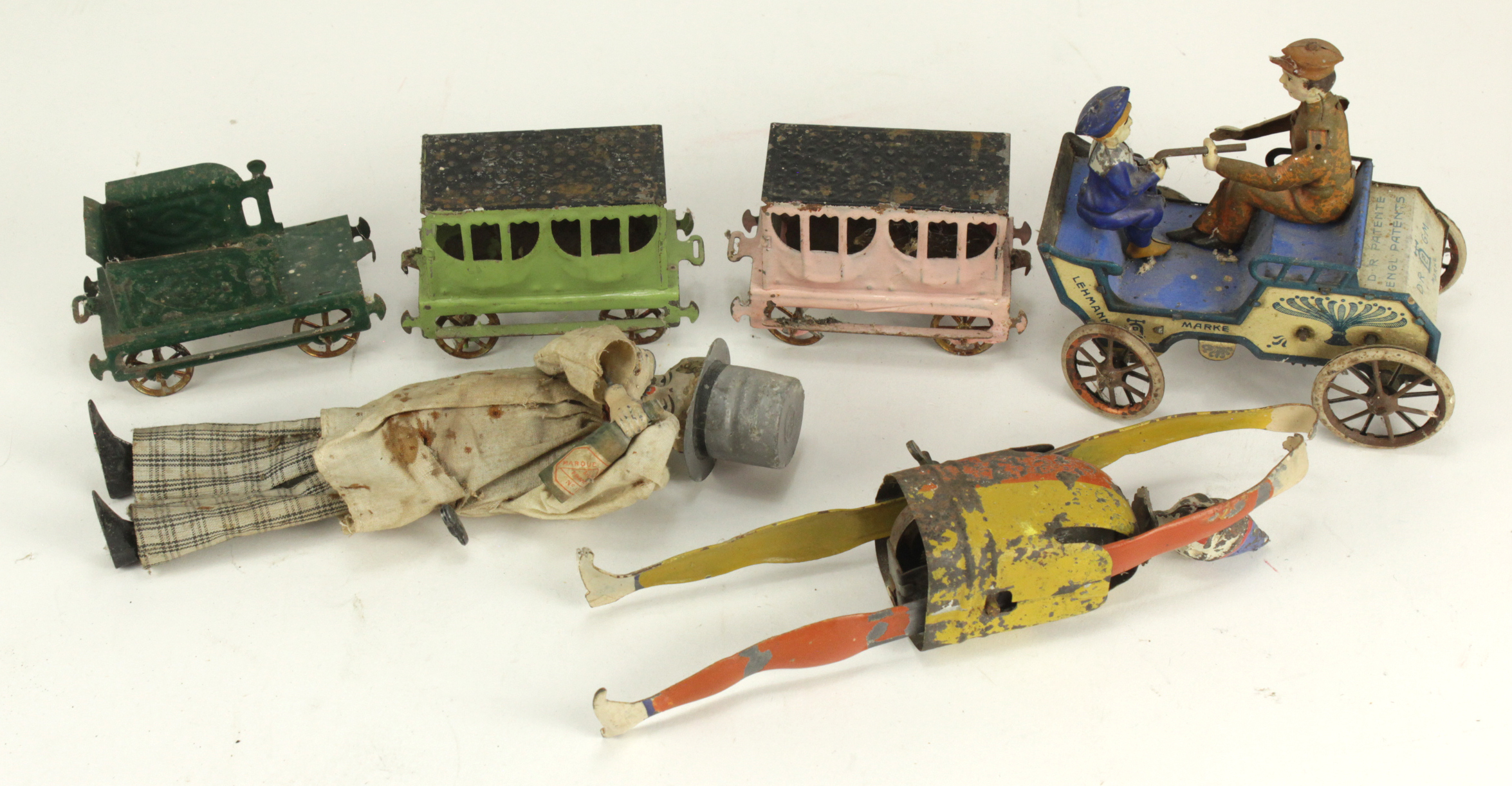 Tinplate. A small collection of early tinplate, circa early 20th ...