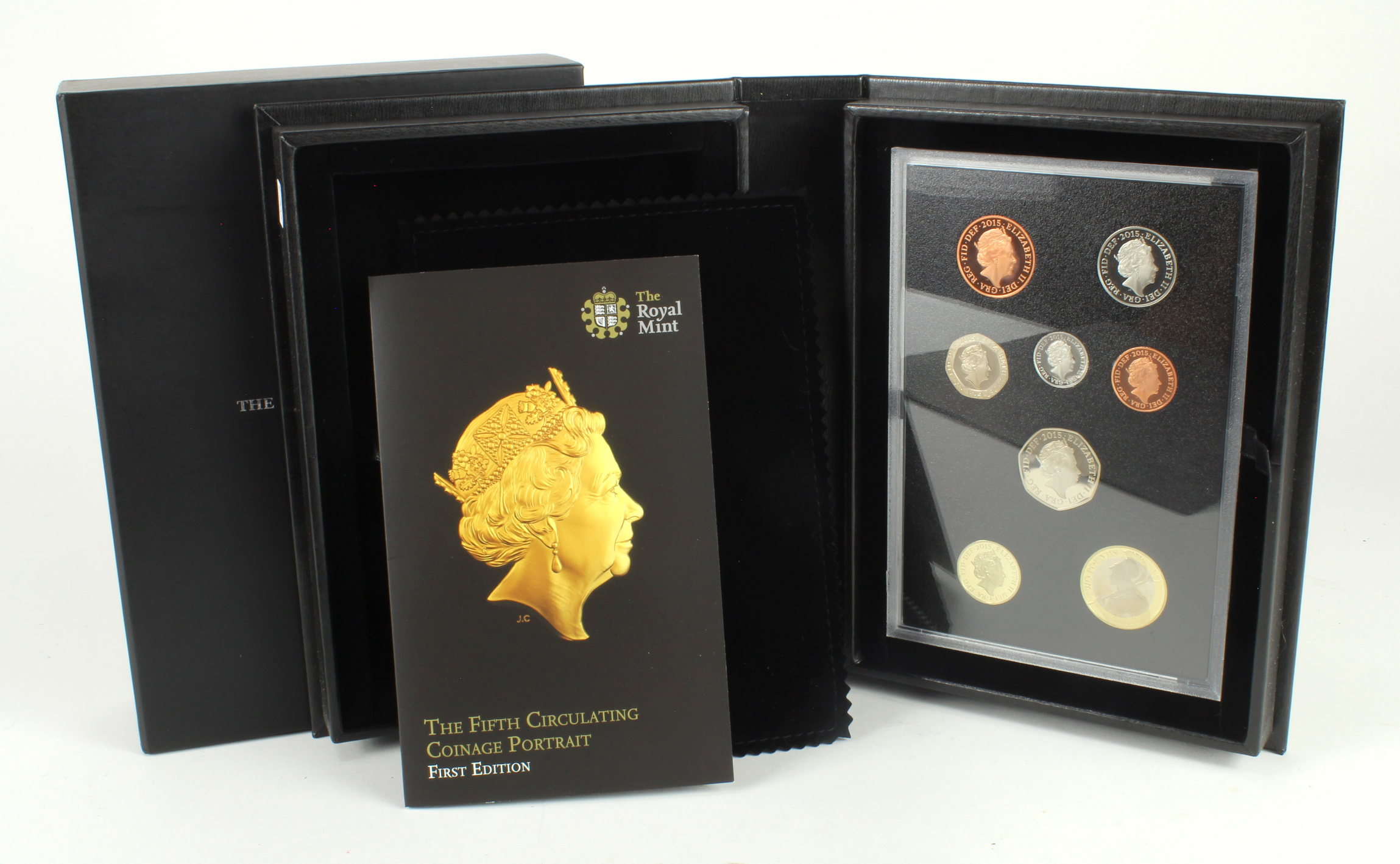 Proof Set 2015 "Definitive edition" FDC boxed as issued