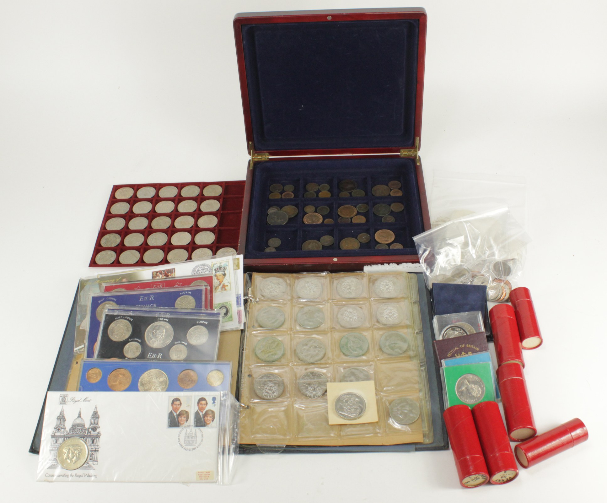 GB base predecimal collection / accumulation including Crowns, 1953-67 ...