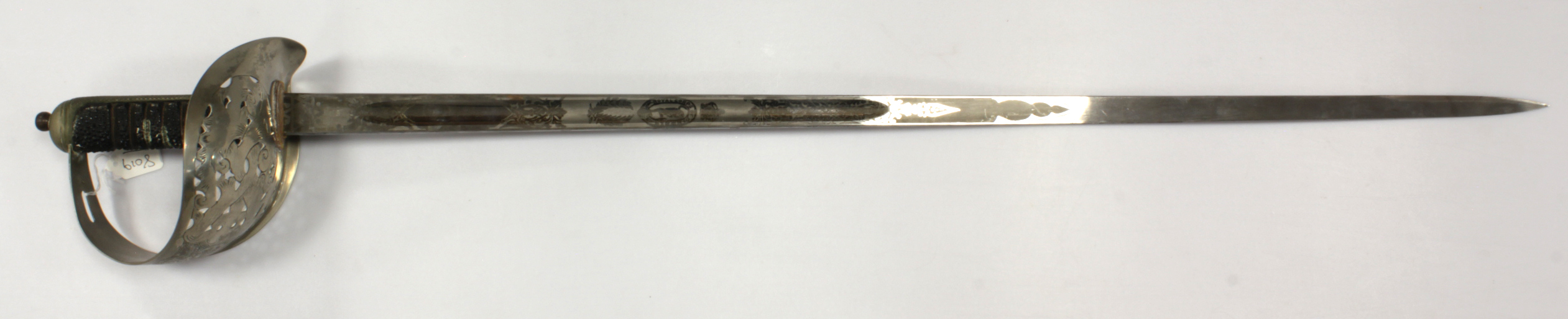 Sword: A good George VI Pattern 1897 infantry officer's sword. Blade 32 ...