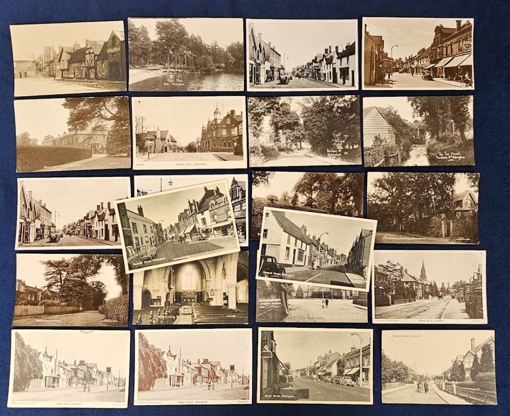 Postcards, Berkshire, a mixed collection of approx. 22 cards of ...