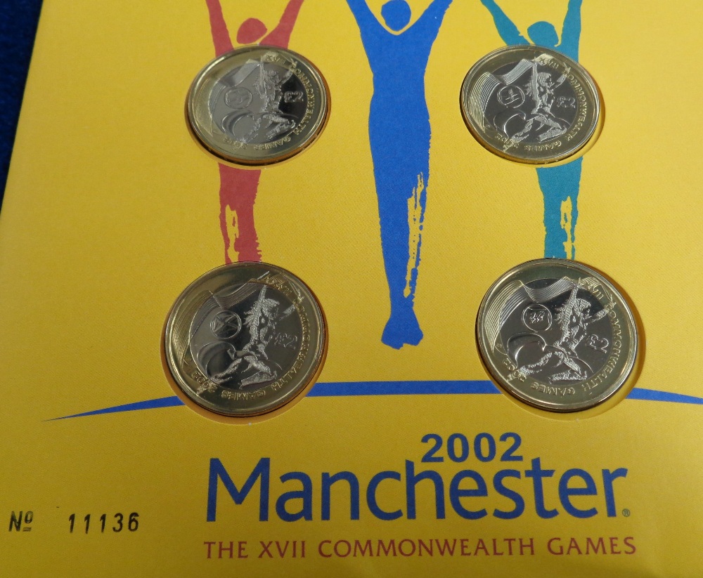 Stamps, GB QEII 2002 Manchester Commonwealth Games cover no 11136 with ...