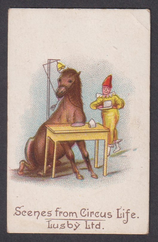 Cigarette card, Lusby, Scenes from Circus Life, ref. H264, picture no 6 ...