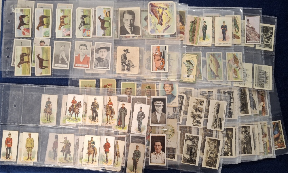Cigarette cards,, Mixture approx. 1200 cards in plastic sleeves, a wide ...