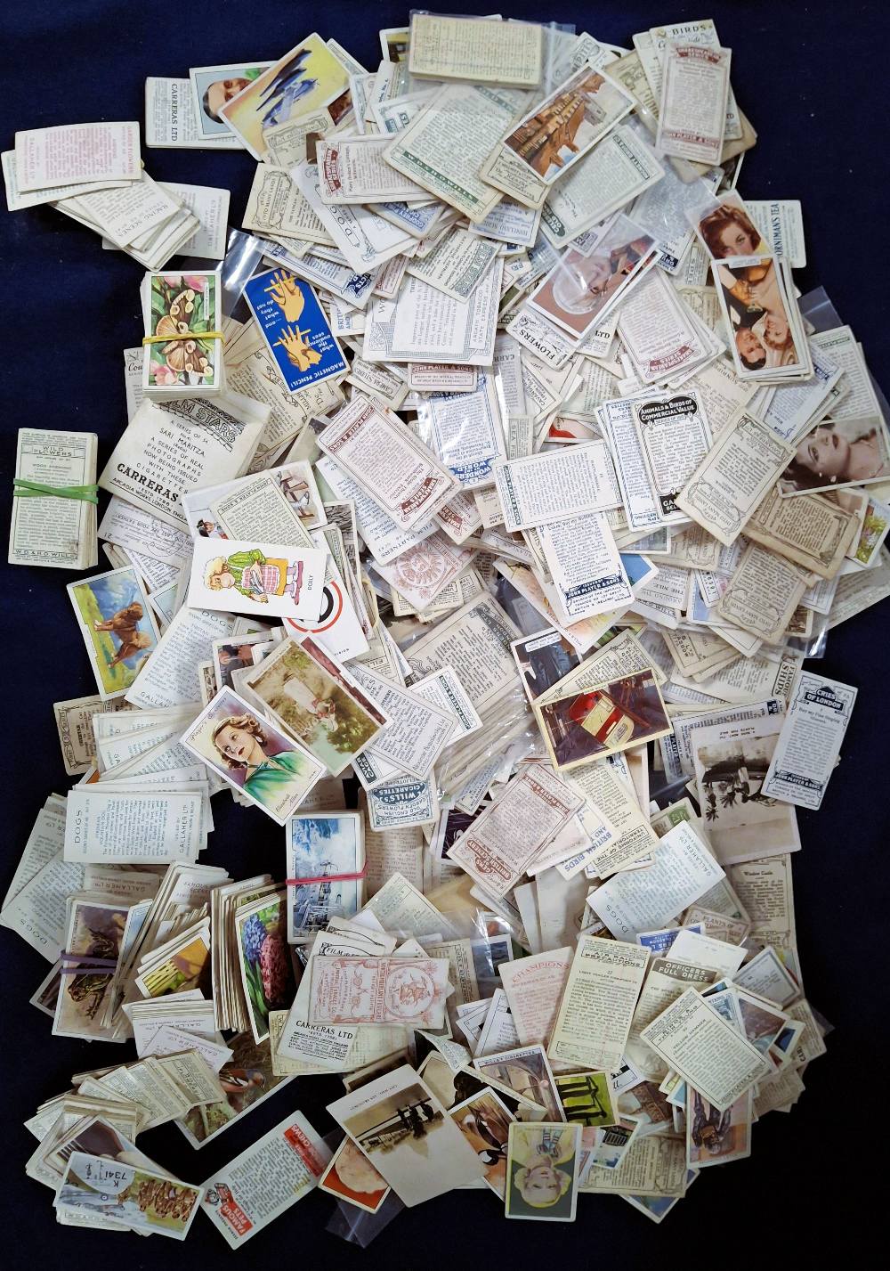 Cigarette & Trade cards, Large mixture estimated approx. 3000 cards in ...