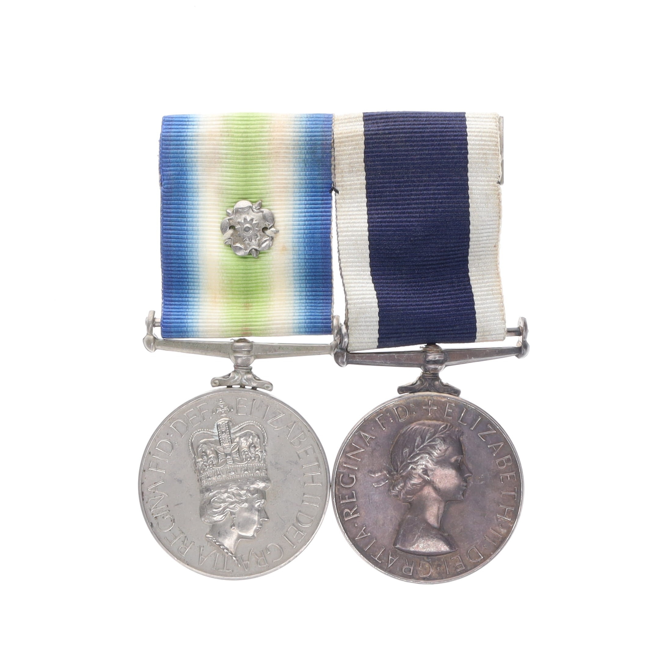 Mounted ER II South Atlantic-Navy L.S.G.C Medal Pair Awarded To - ALSTD ...
