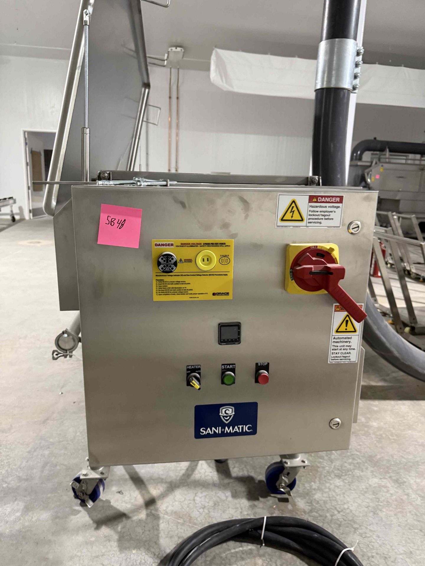 Complete Sani Matic stainless steel Clean-Out-of-Place (COP) tank ...