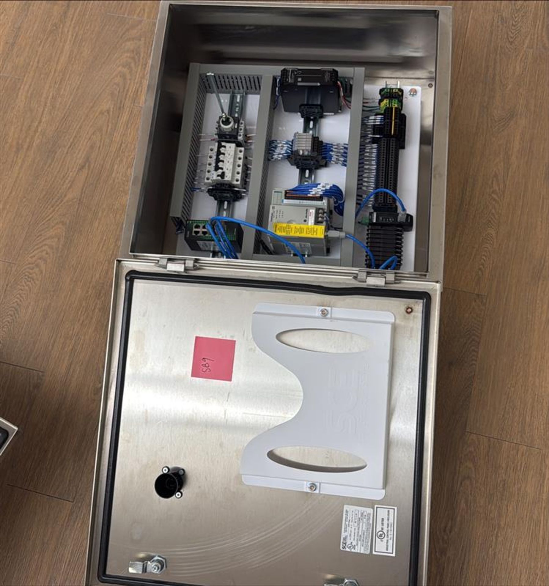 Stainless steel electrical control enclosure with professionally wired ...