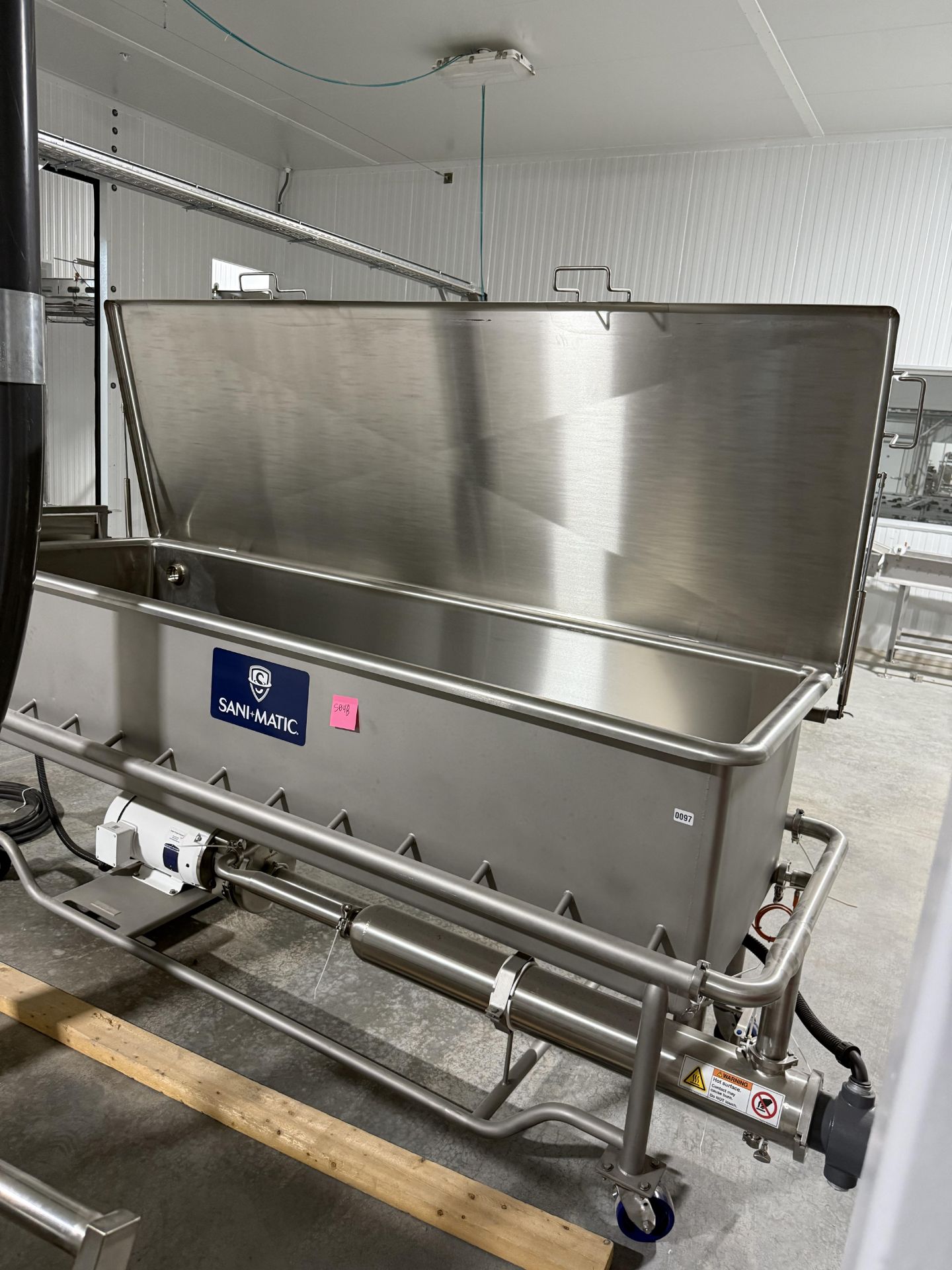 Complete Sani Matic stainless steel Clean-Out-of-Place (COP) tank ...