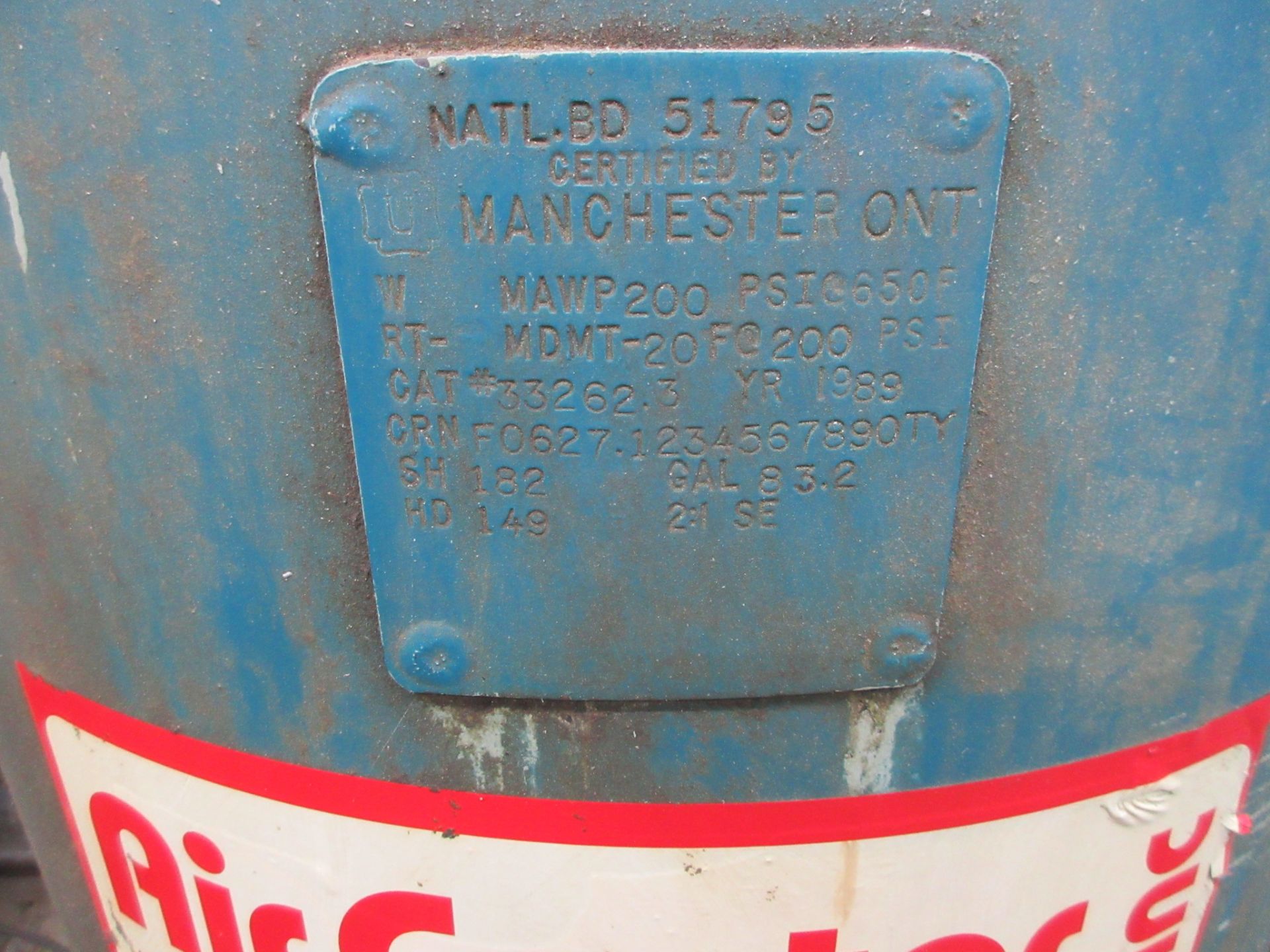 10HP Wayne / Dresser Mdl. TRU15 Vertical Tank Mounted Piston-Type Air ...