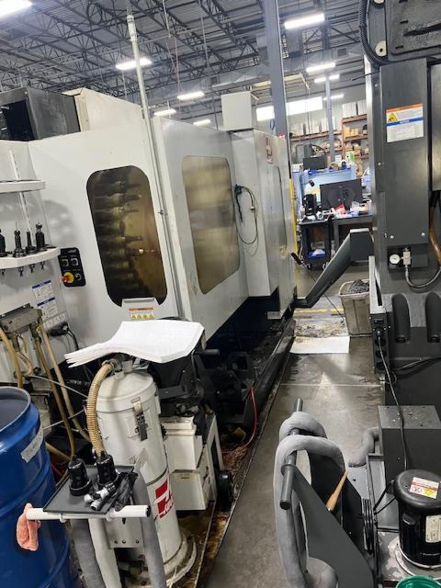 2010 HAAS ES-5 4-Axis CNC Horizontal Machining Center 8,100 RPM Inline ...