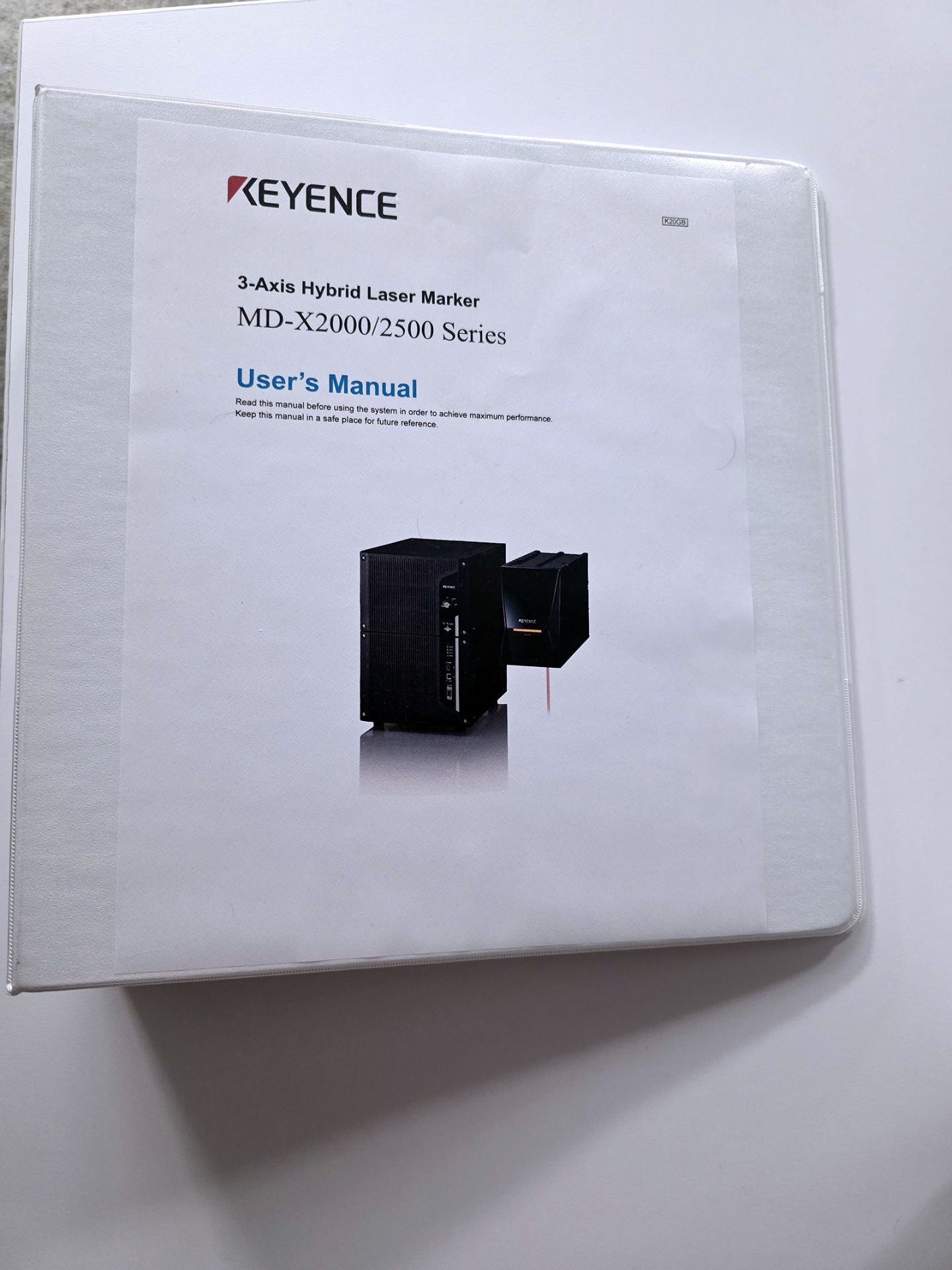 Keyence MD-X2500 Laser Engraver (2020) Description Laser type: Hybrid ...