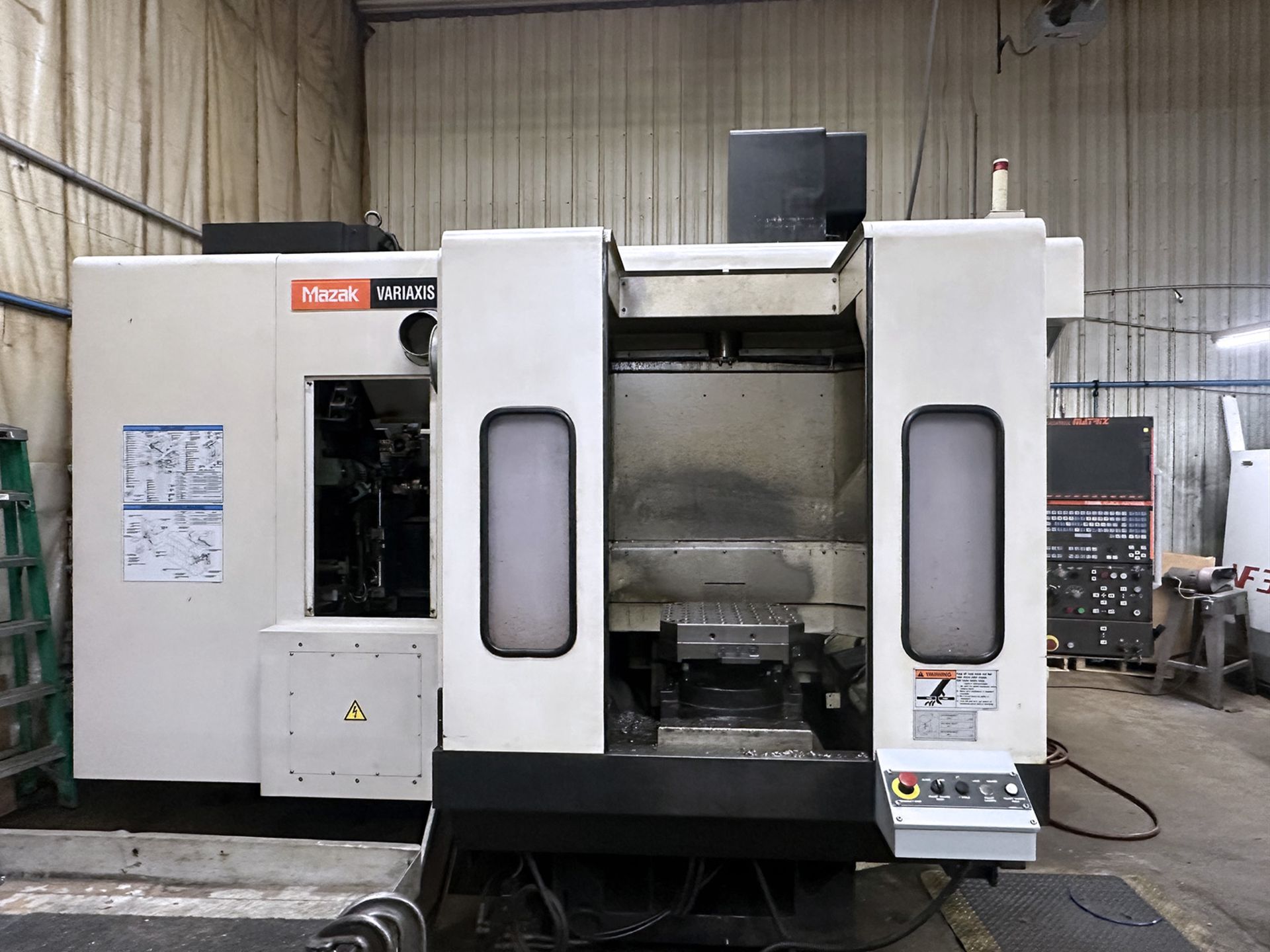 Mazak Variaxis 500-5X II 2008 Description Control: Mazatrol Matrix ...