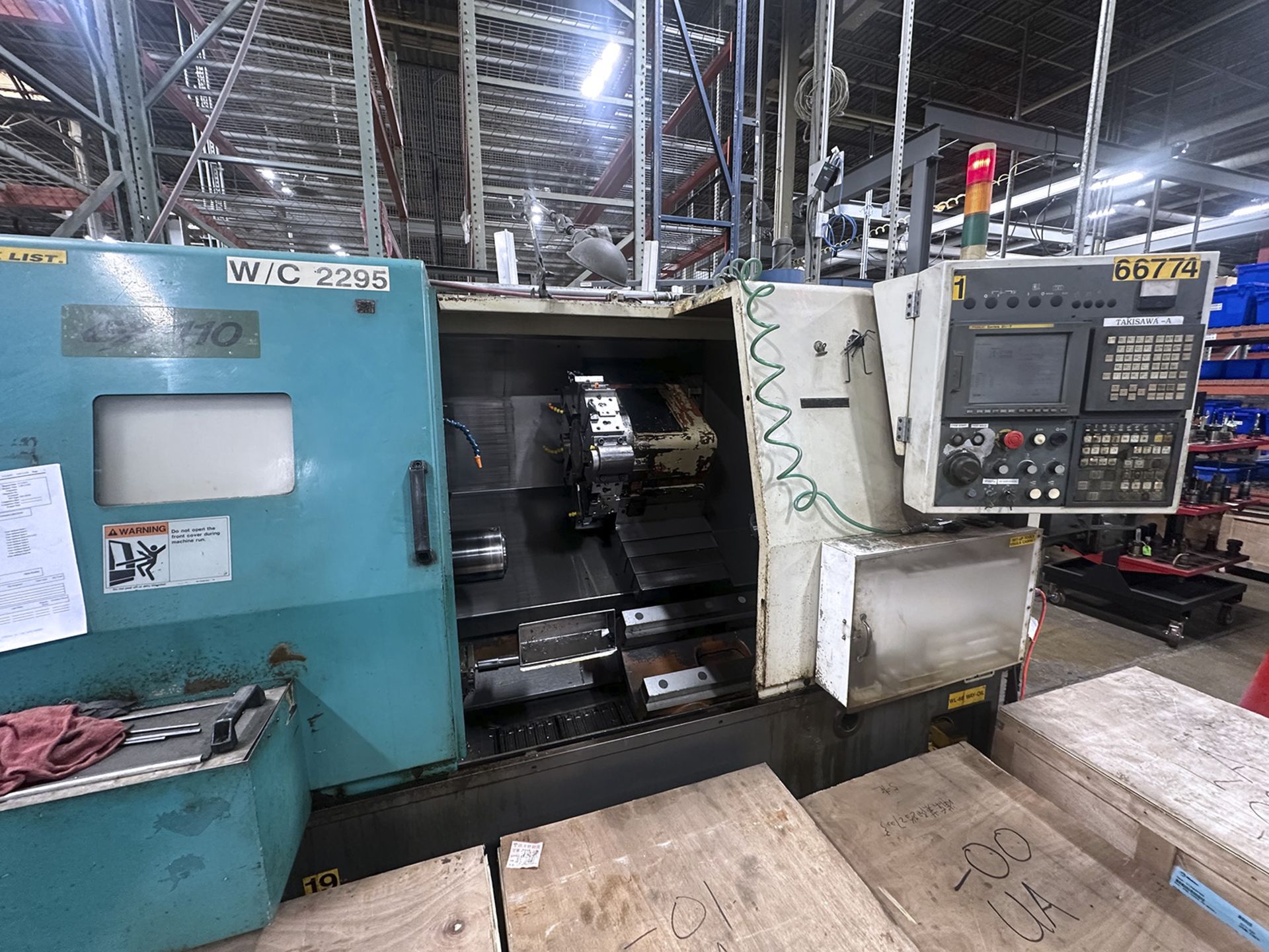 Takisawa EX-110 CNC Lathe (2003) Description X-Axis Travel…………8 1/2" Z ...