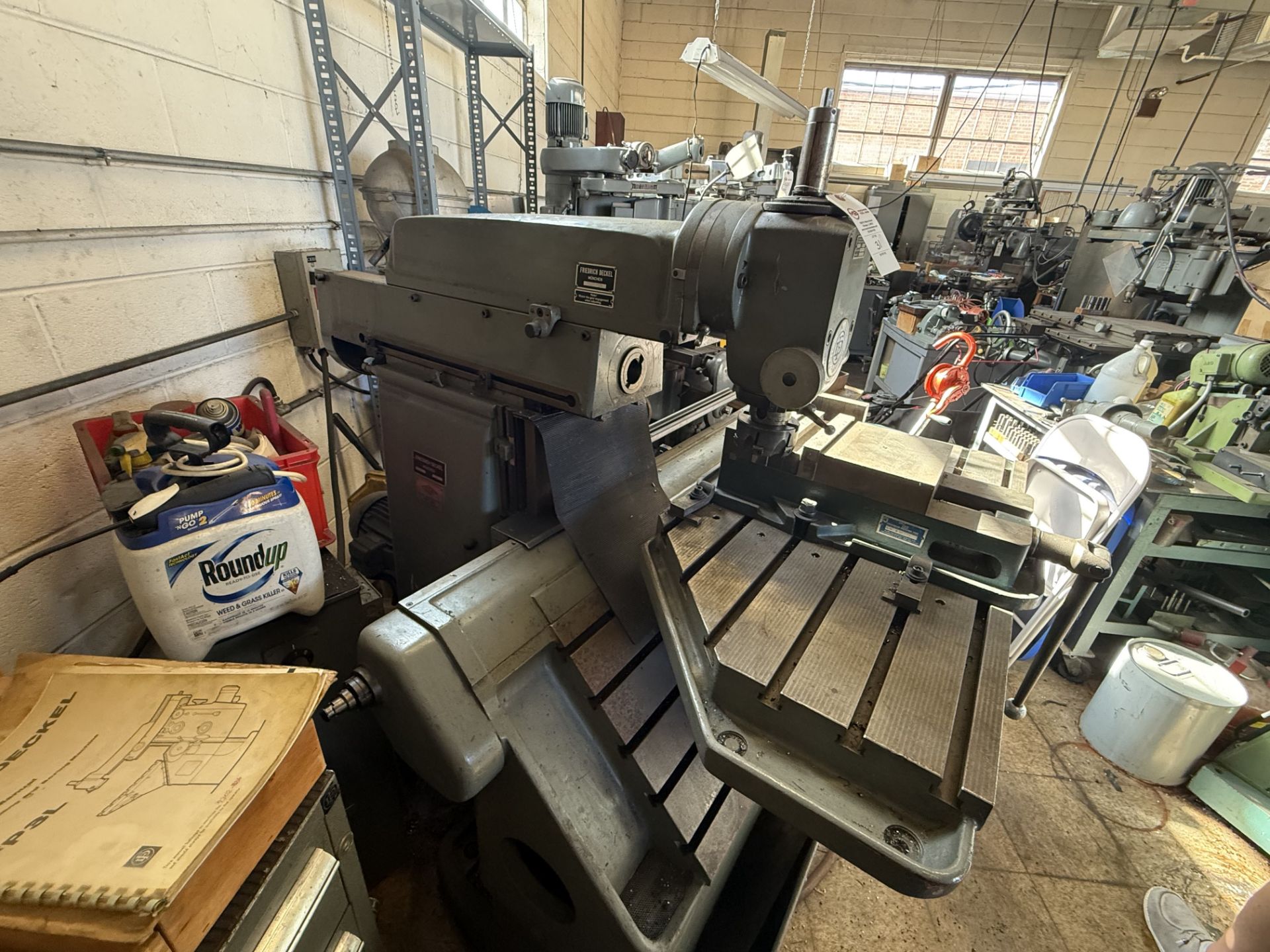 Friedrich Deckel Universal Milling and Boring Machine, Model # FP3L ...