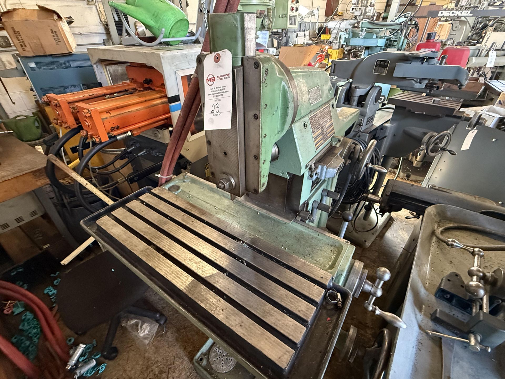 Friedrich Deckel Universal Precision Milling Machine, Model FP1Table ...