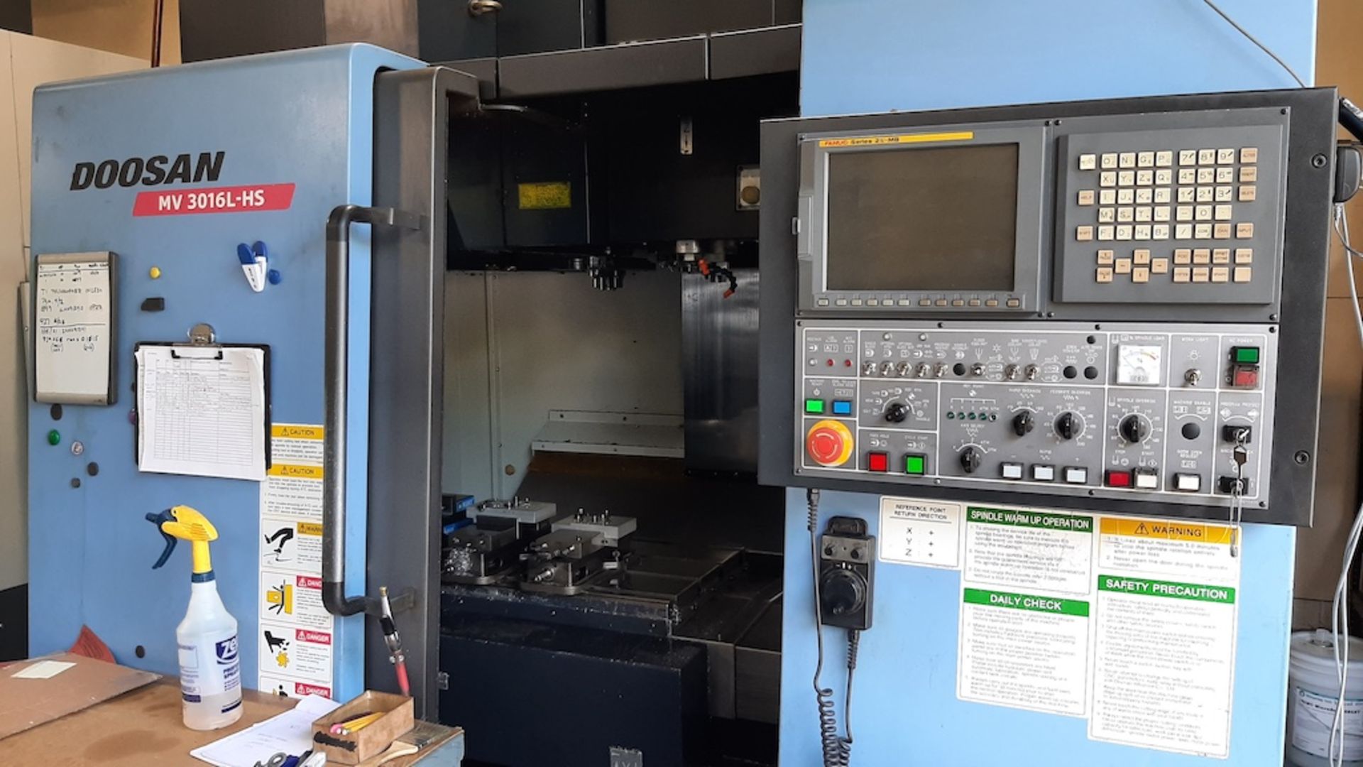 Doosan MV3016LHS Vertical Machining Center, New in 2008, S/N ...