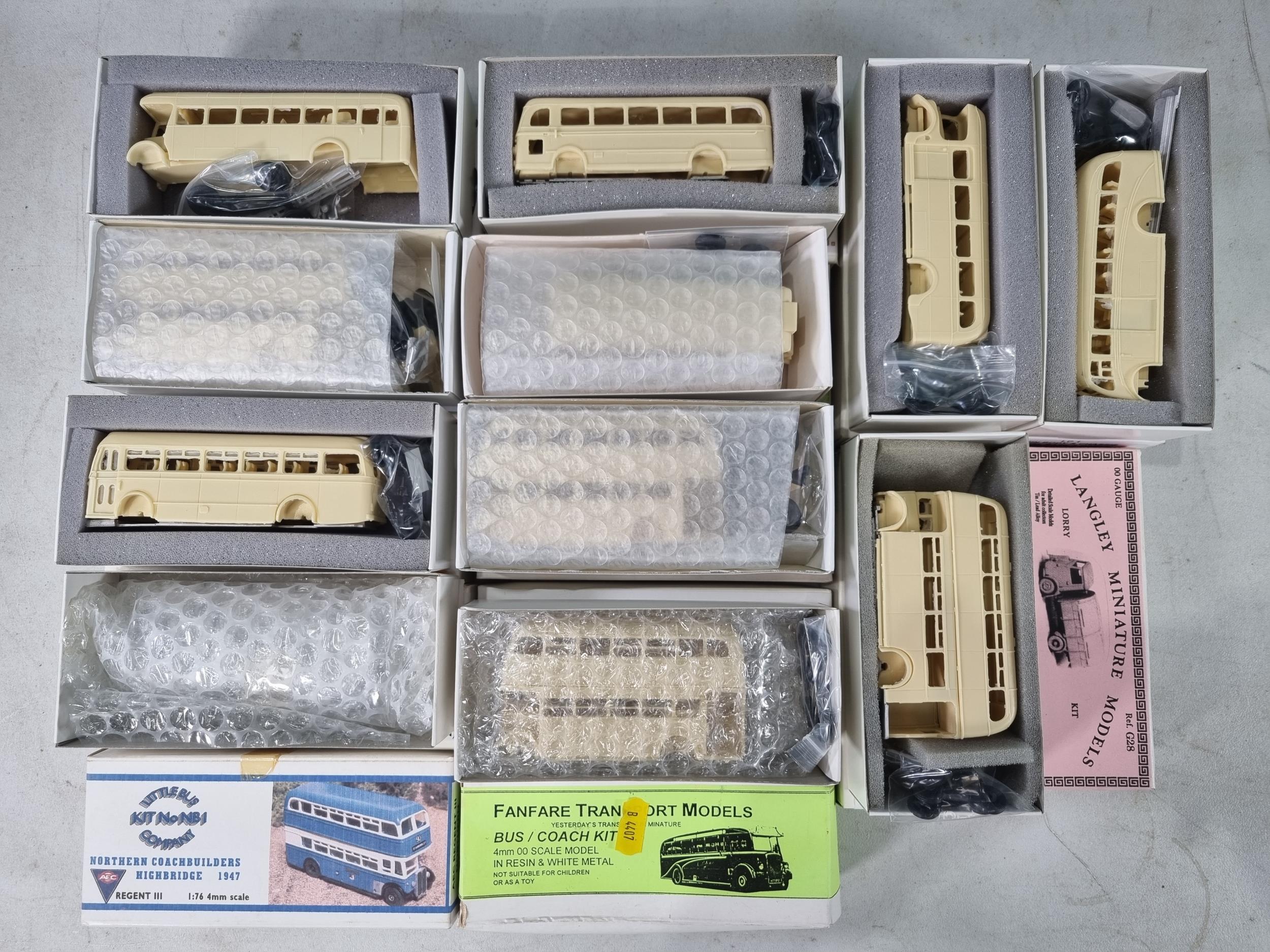 Twelve boxed Little Bus Company, Regent Models and Fanfare Transport ...