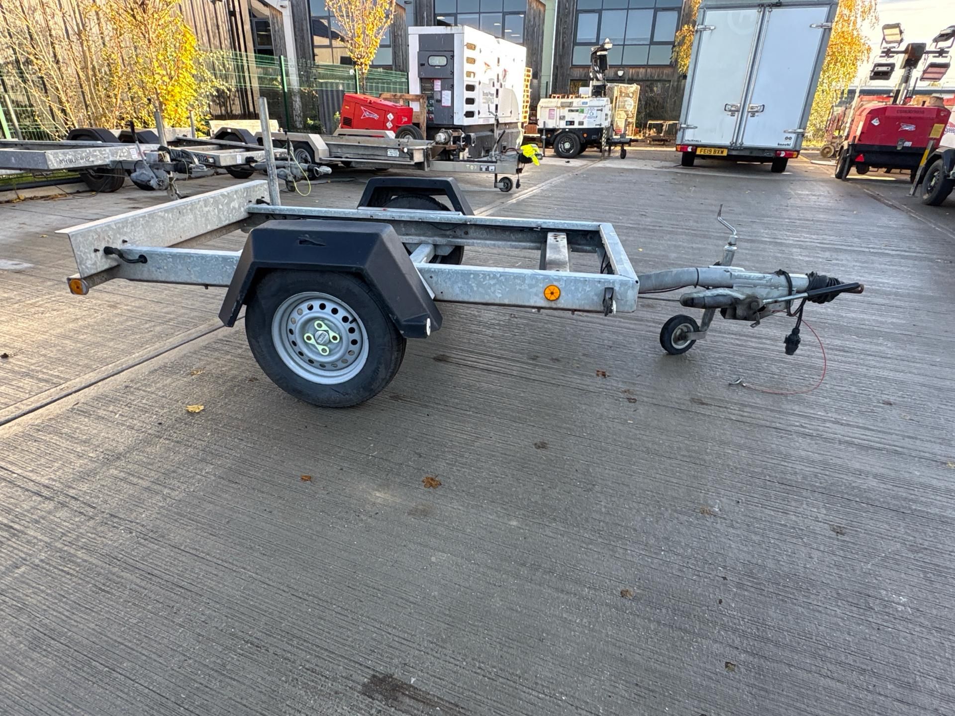 Trailer For 20Kva Generator Ex hire equipment from Speedy Hire, Signs ...