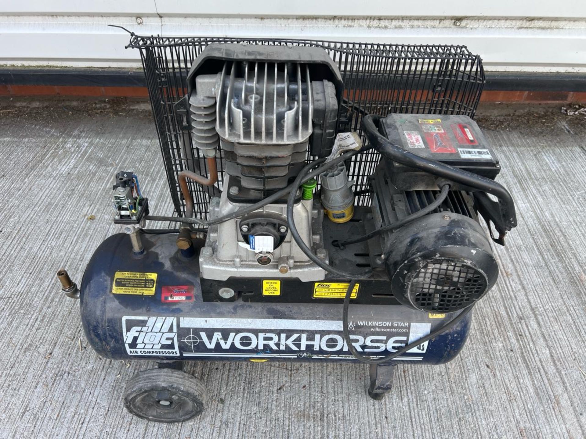 Fiac Workhorse Portable Air Compressor - Electric 14Cfm NR1113957 Ex ...
