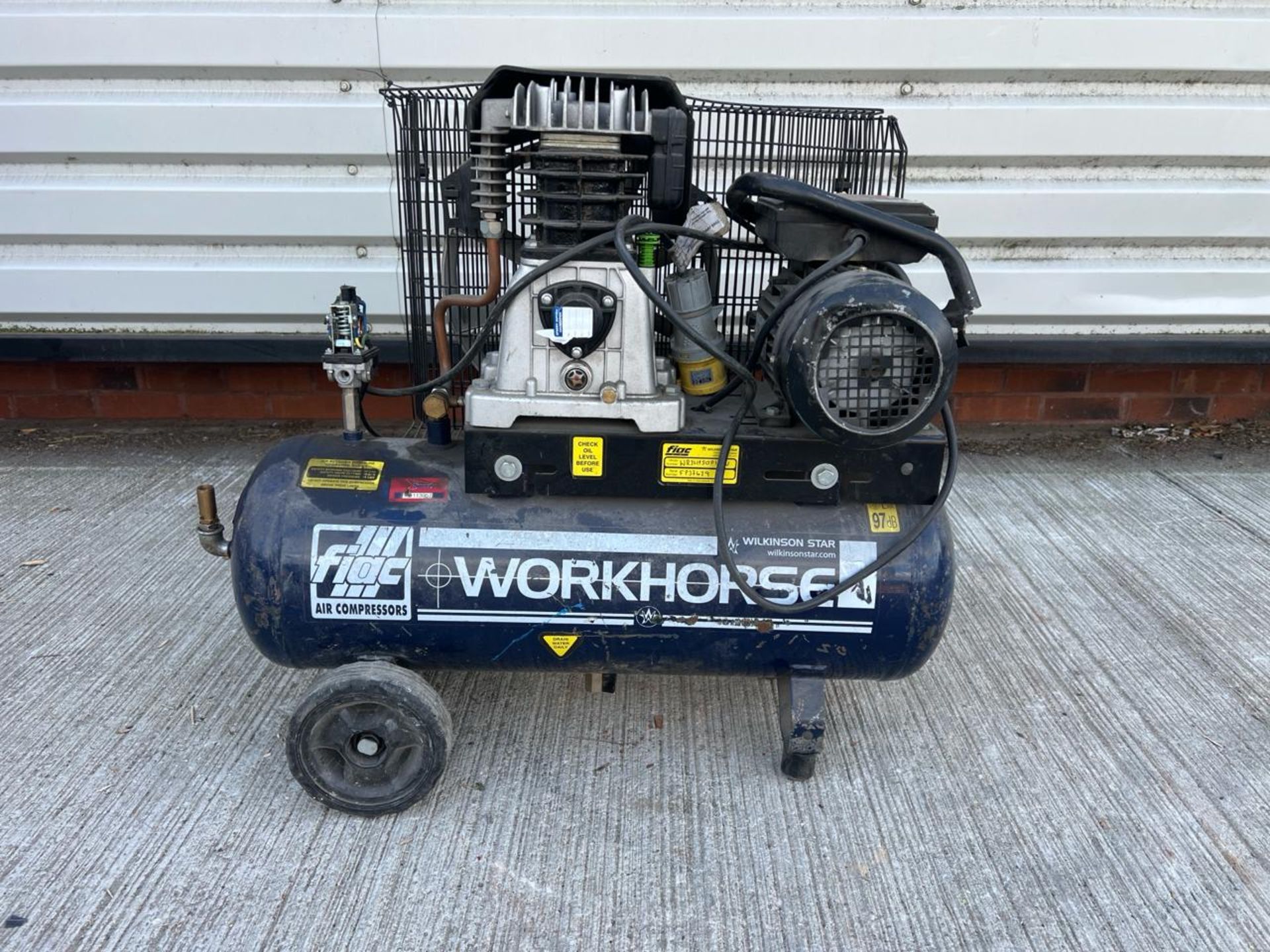 Fiac Workhorse Portable Air Compressor - Electric 14Cfm NR1113957 Ex ...