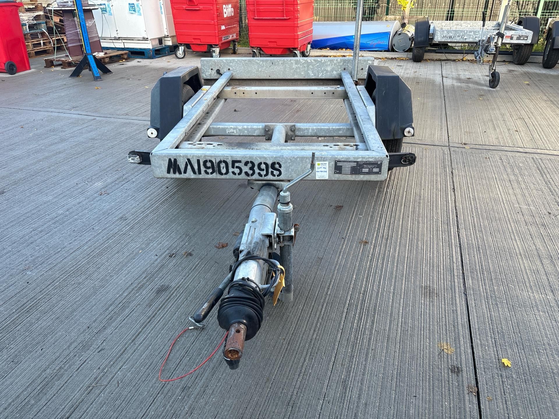 Trailer For 20Kva Generator Ex hire equipment from Speedy Hire, Signs ...