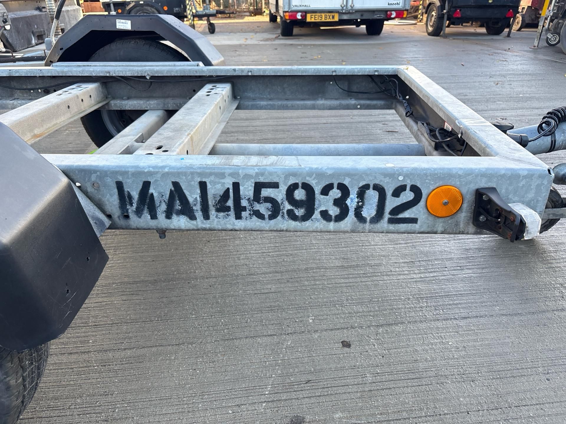 Trailer For Sdmo R22 Ex hire equipment from Speedy Hire, Signs of use ...