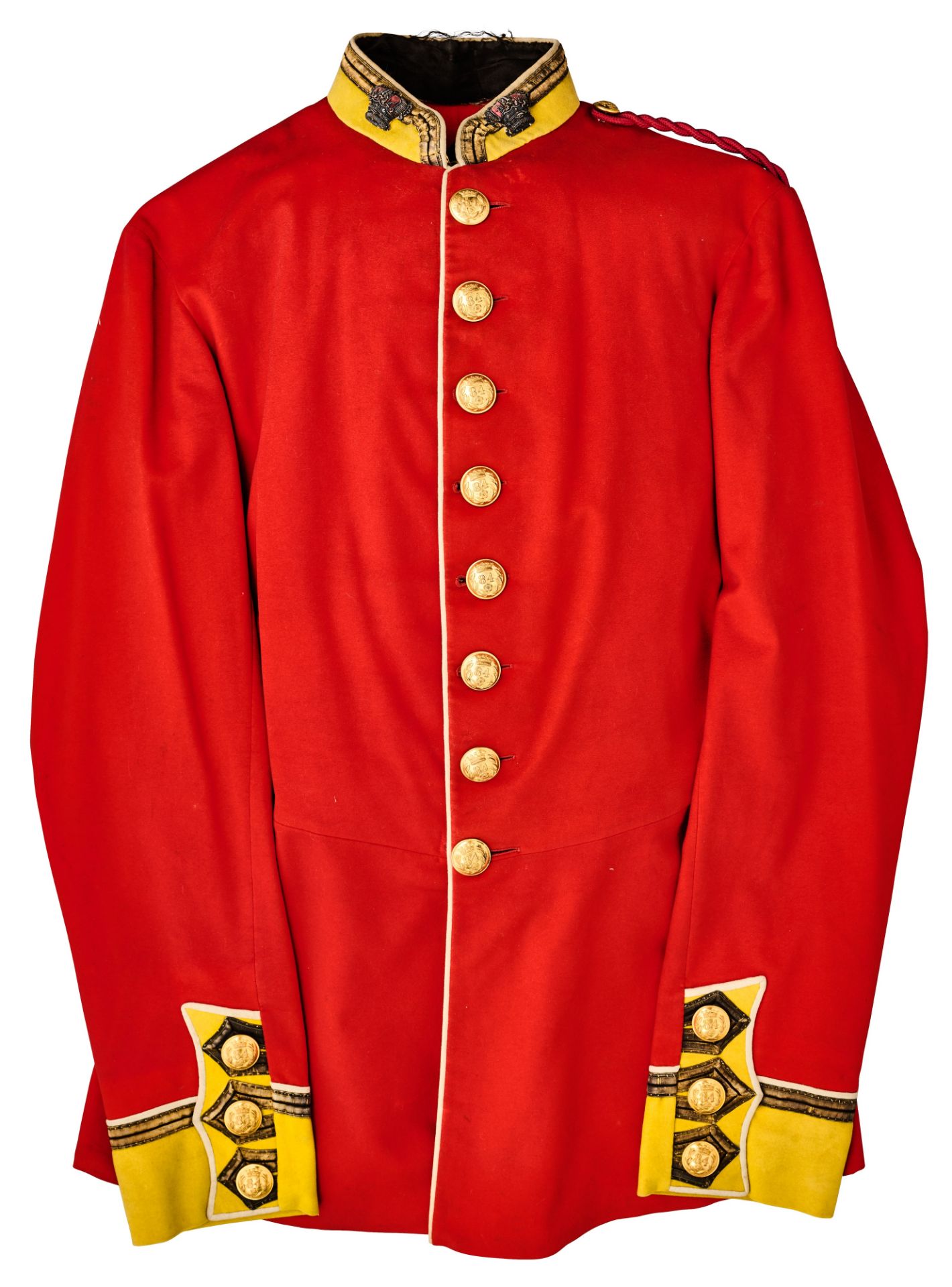 A VICTORIAN OFFICER'S FULL DRESS TUNIC OF THE 84TH (YORK AND LANCASTER ...