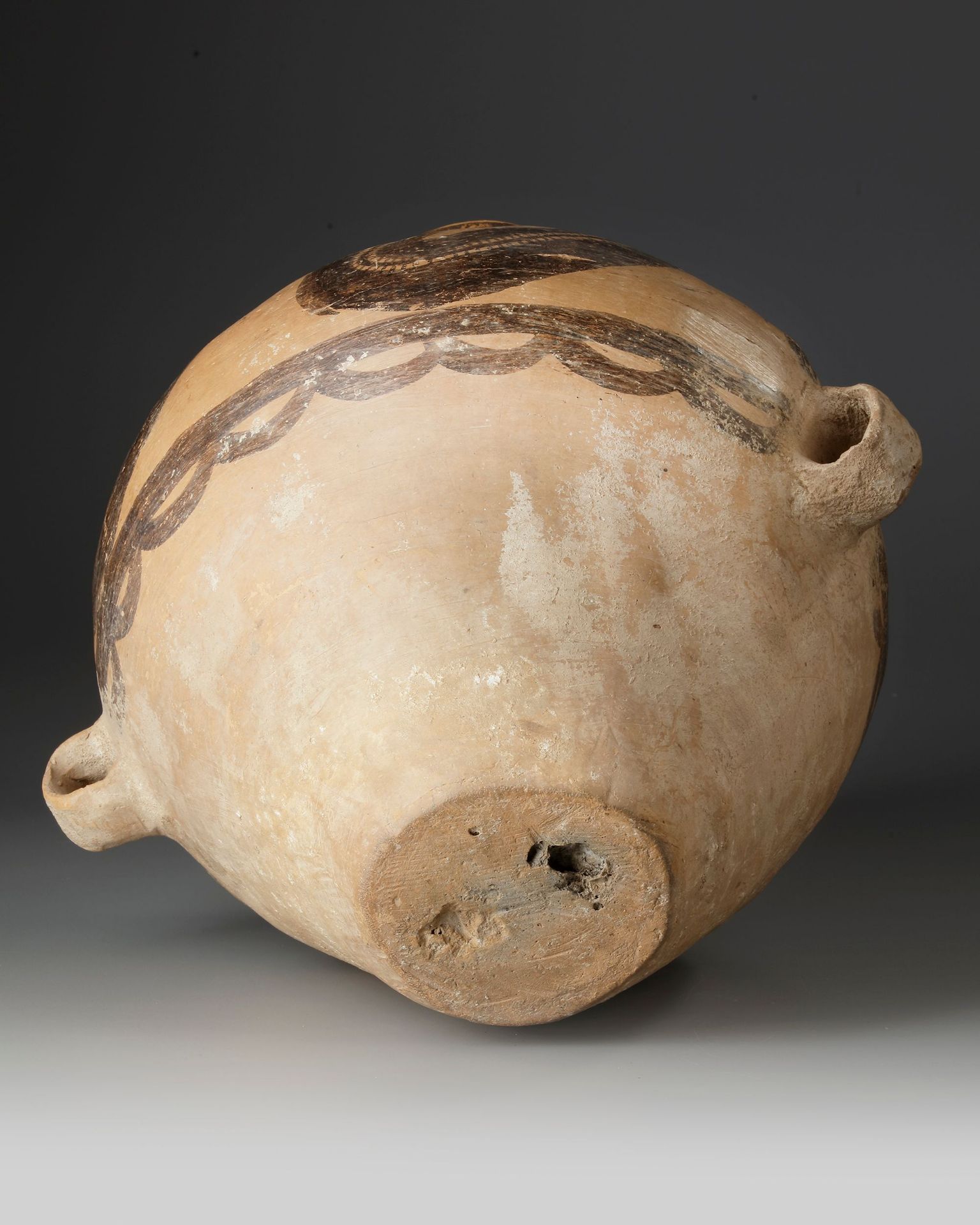 A beautifully crafted painted earthenware jar from the Banshan Culture ...
