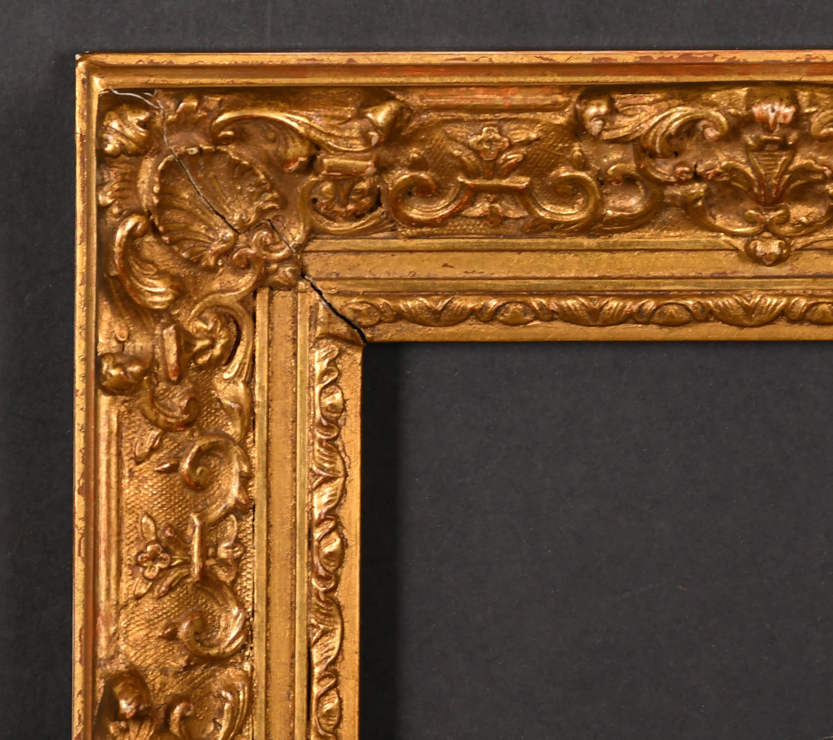 20th Century English School. A Gilt Composition Frame with swept ...
