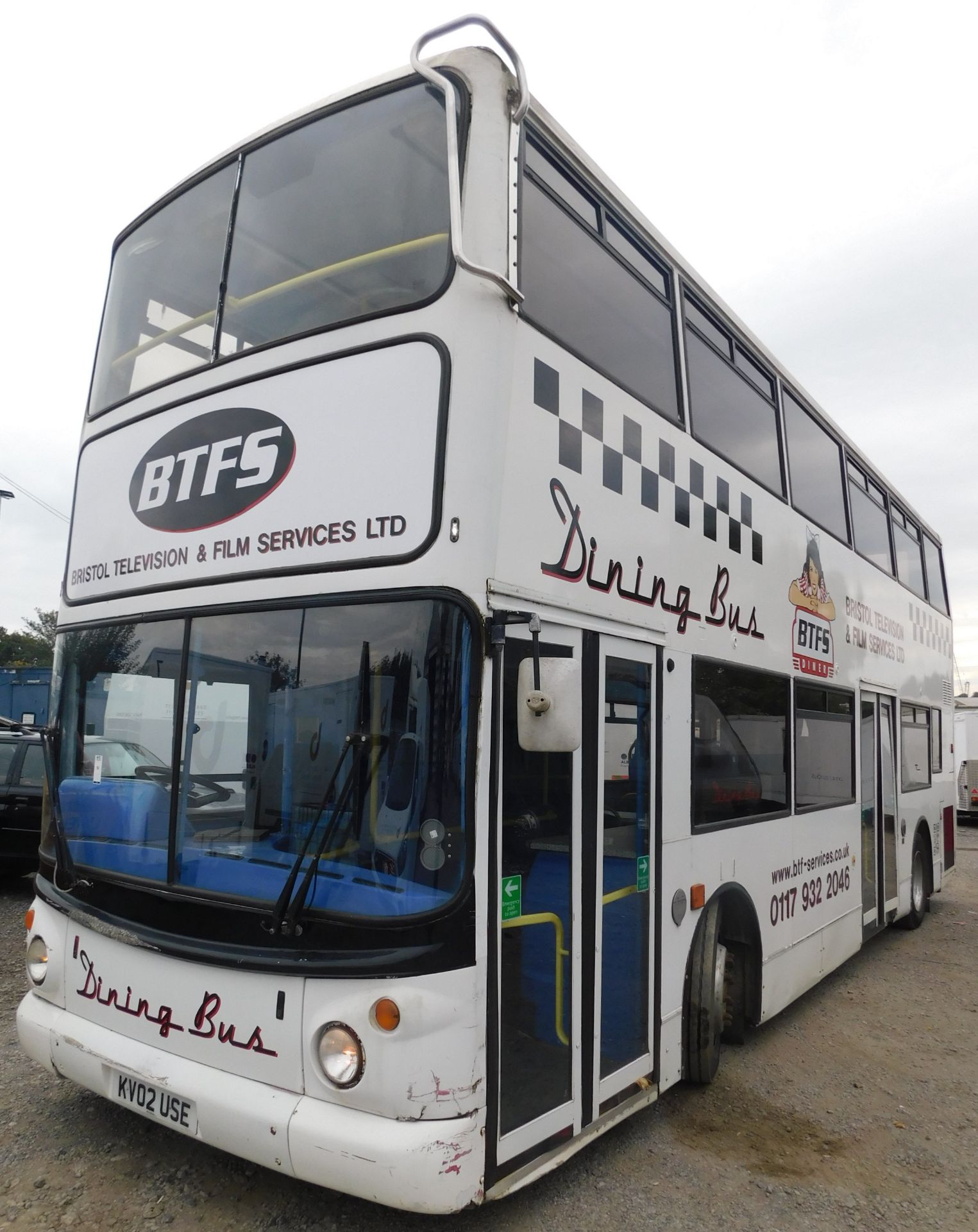 Dennis Sv Trident Double Deck 2 Axle 9.9m Bus, Registration KV02 USE ...