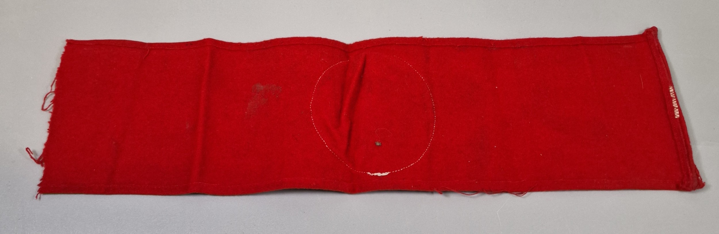 WWII German Third Reich NSDAP armband, red cloth band with stitched ...