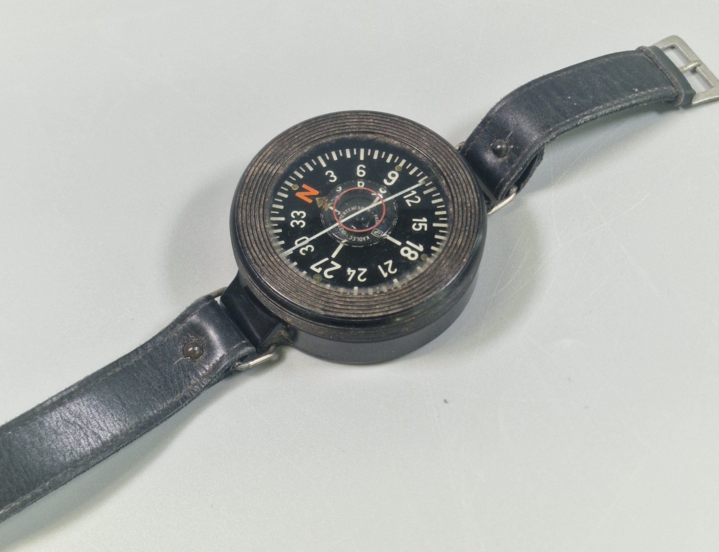 WWII German Luftwaffe AK39 navigation wrist compass (Armband Kompaß ...