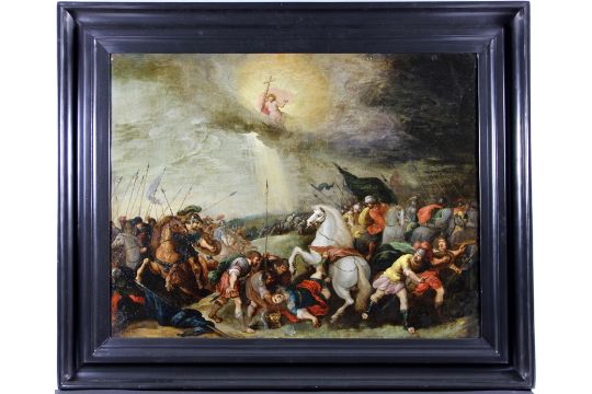 Francken, Franz, d.Ä., zugeschr.1542-1616, die Bekehrung des Saulus auf ...