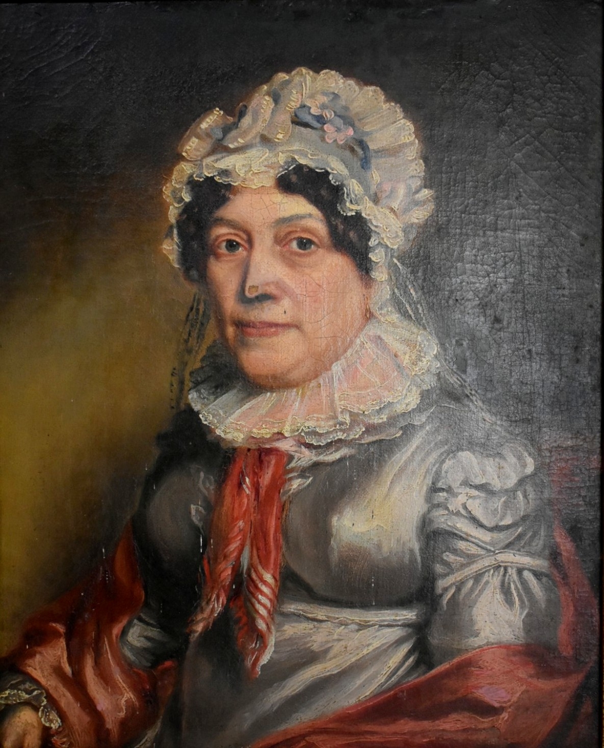 English school 19th century Oil on canvas Portrait of a lady. 41 x 34cm ...