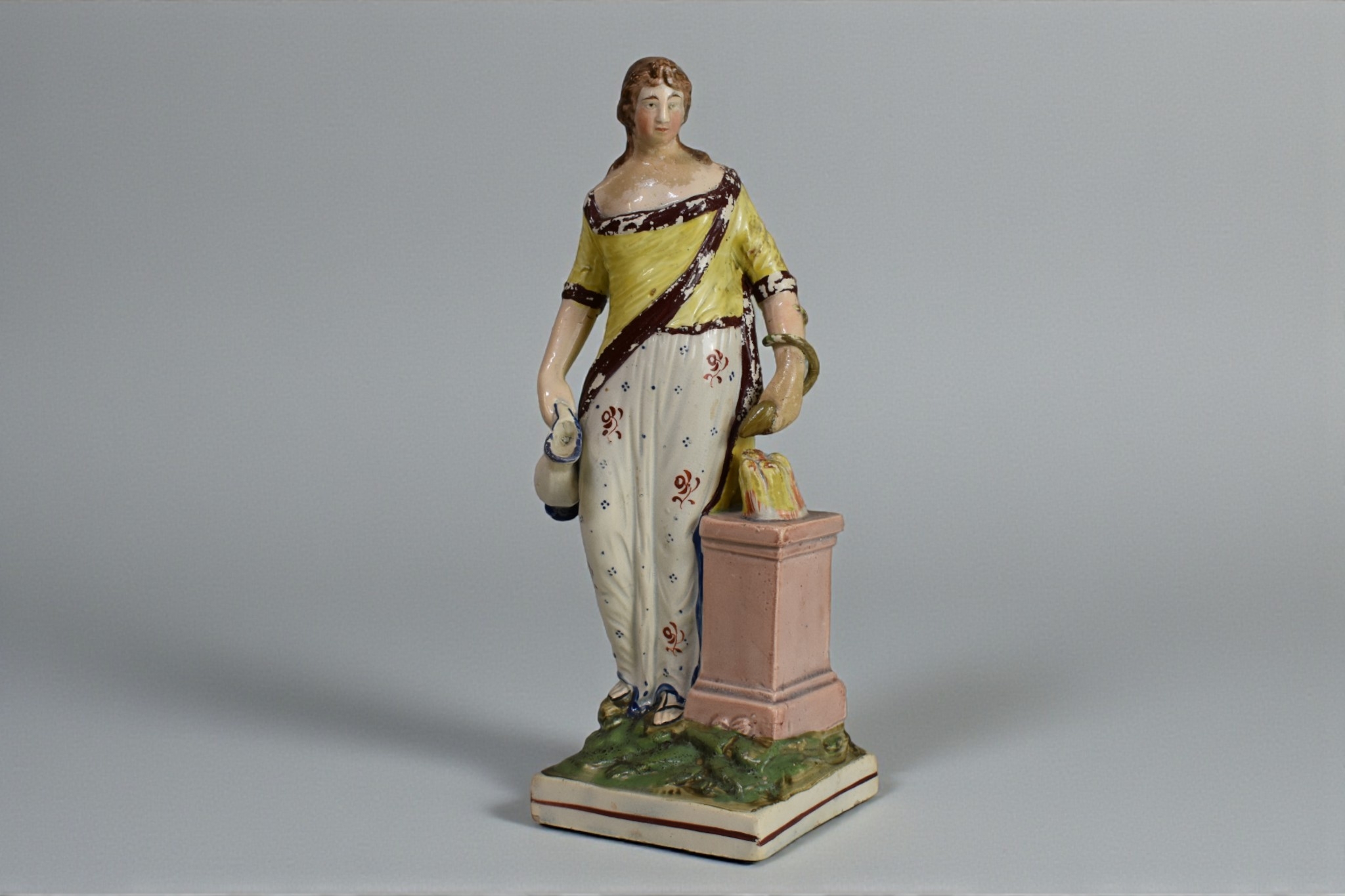 A collection of three early 19th century pearlware Staffordshire ...
