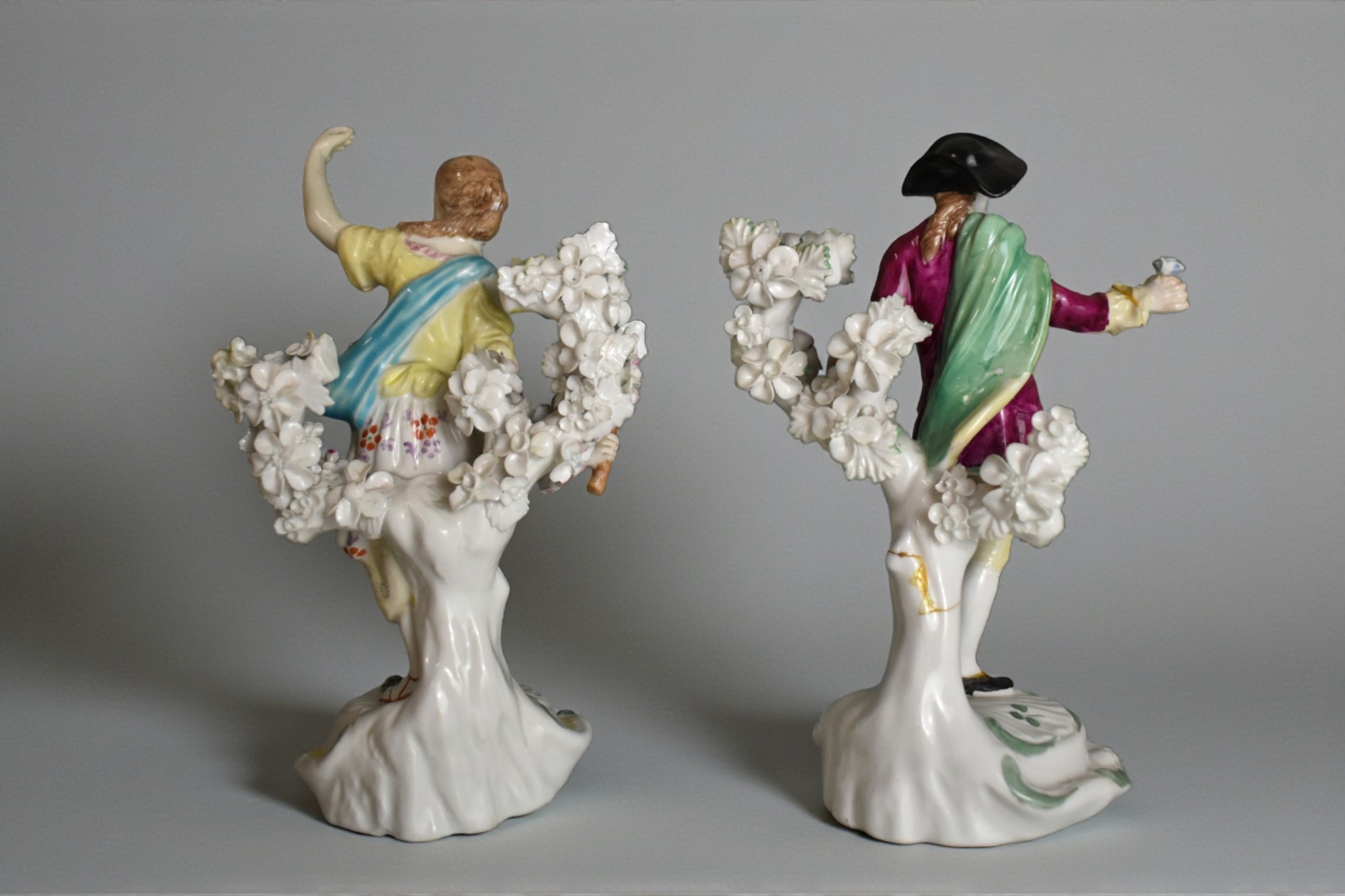 Two scarce Copeland Spode porcelain figures. "Diana" and "The Squire ...