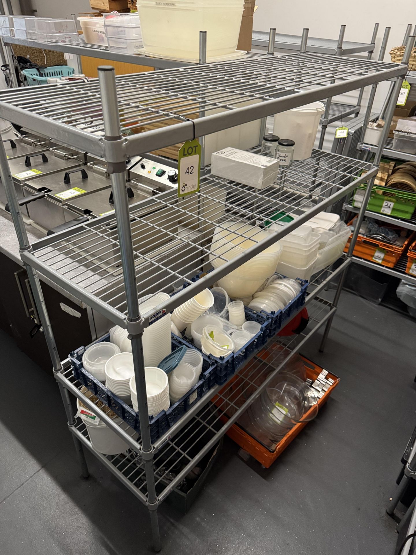 Craven 4-shelf Rack, 1470mm x 600mm x 1700mm
