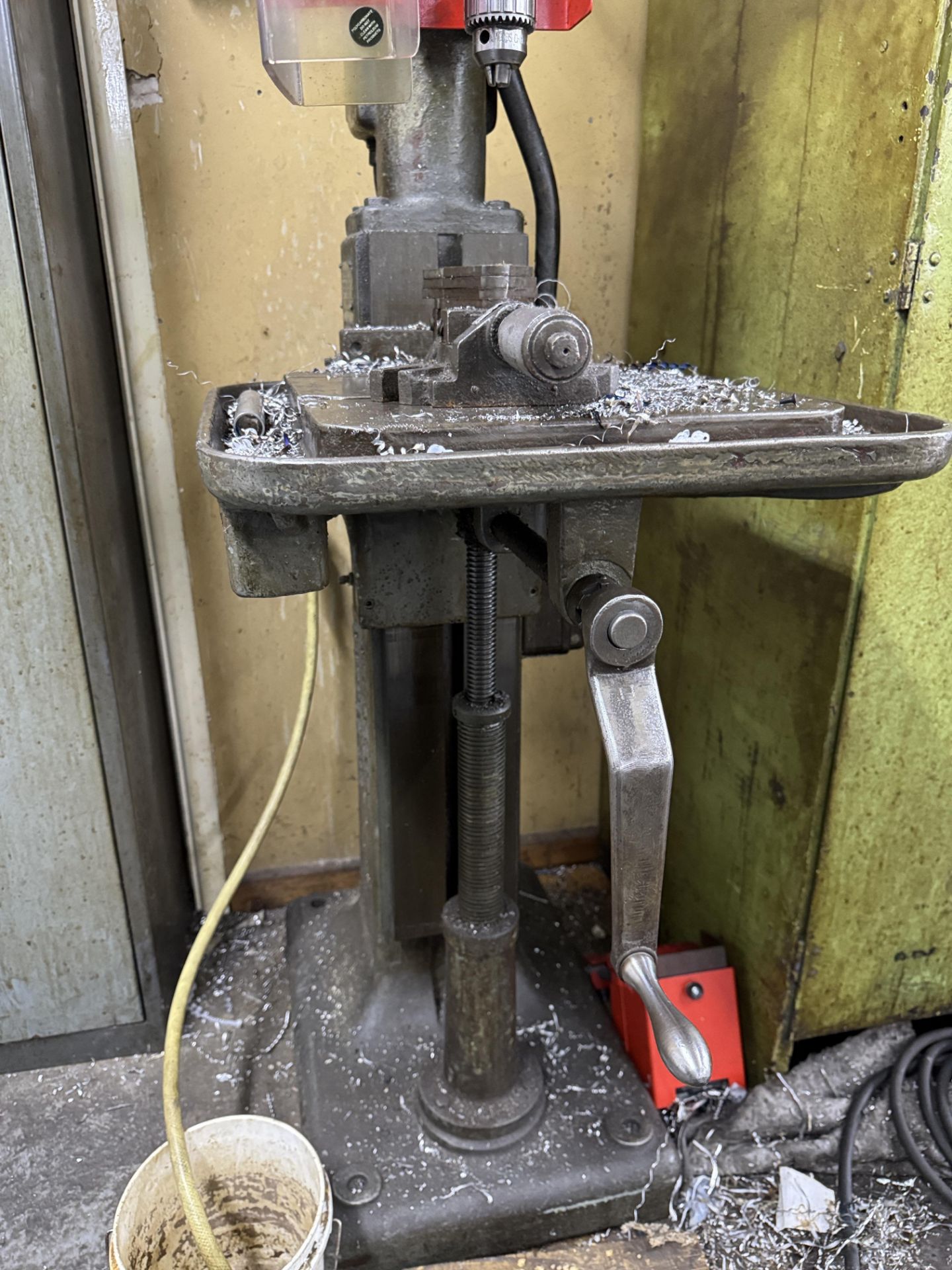 Pollard Pillar Drill, 400volts, with rise and fall table and machine vice