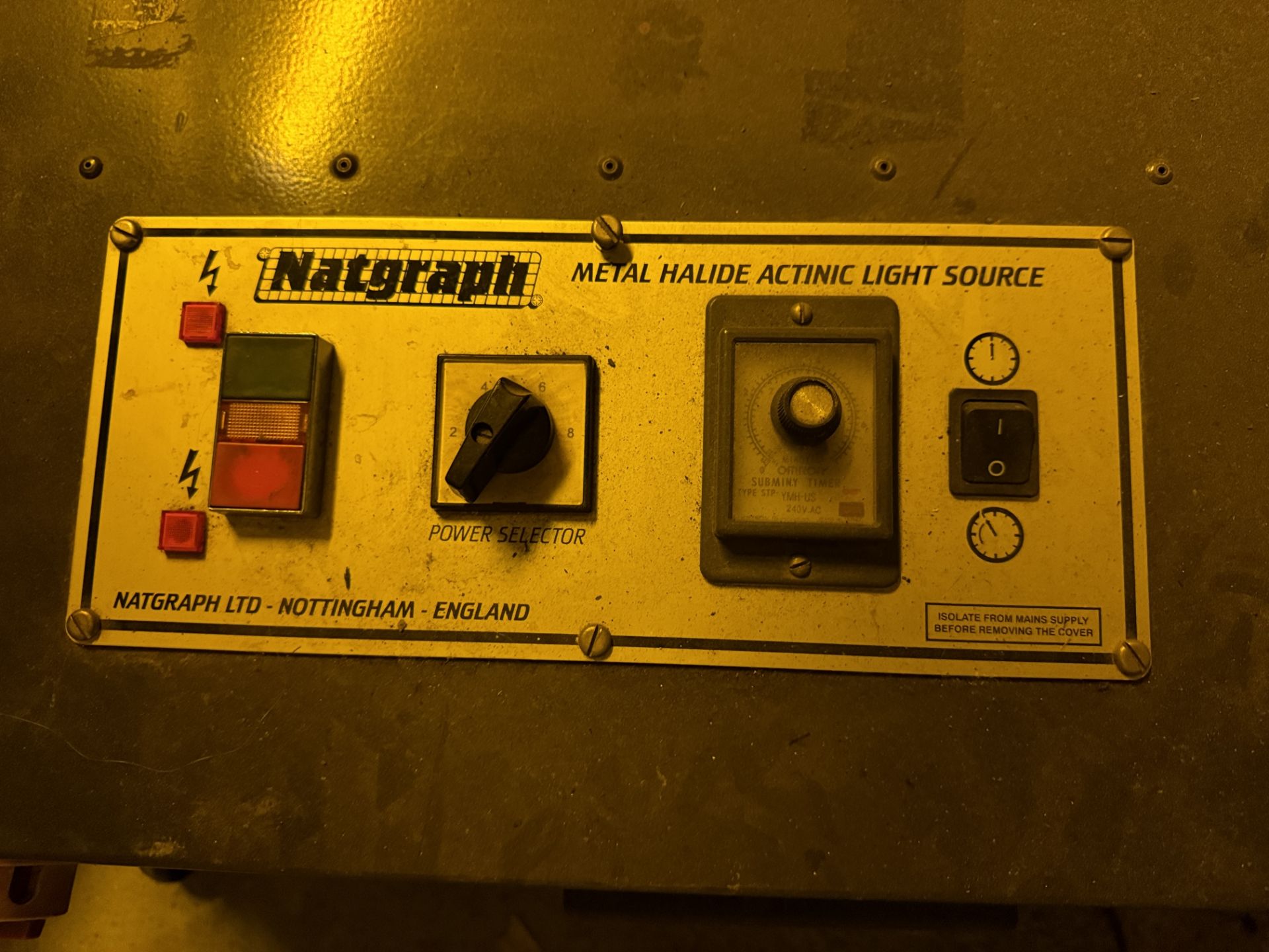 Natgraph S/M.L/S Light Exposure Unit, type 8KW SHTLS_D, 415volts ...