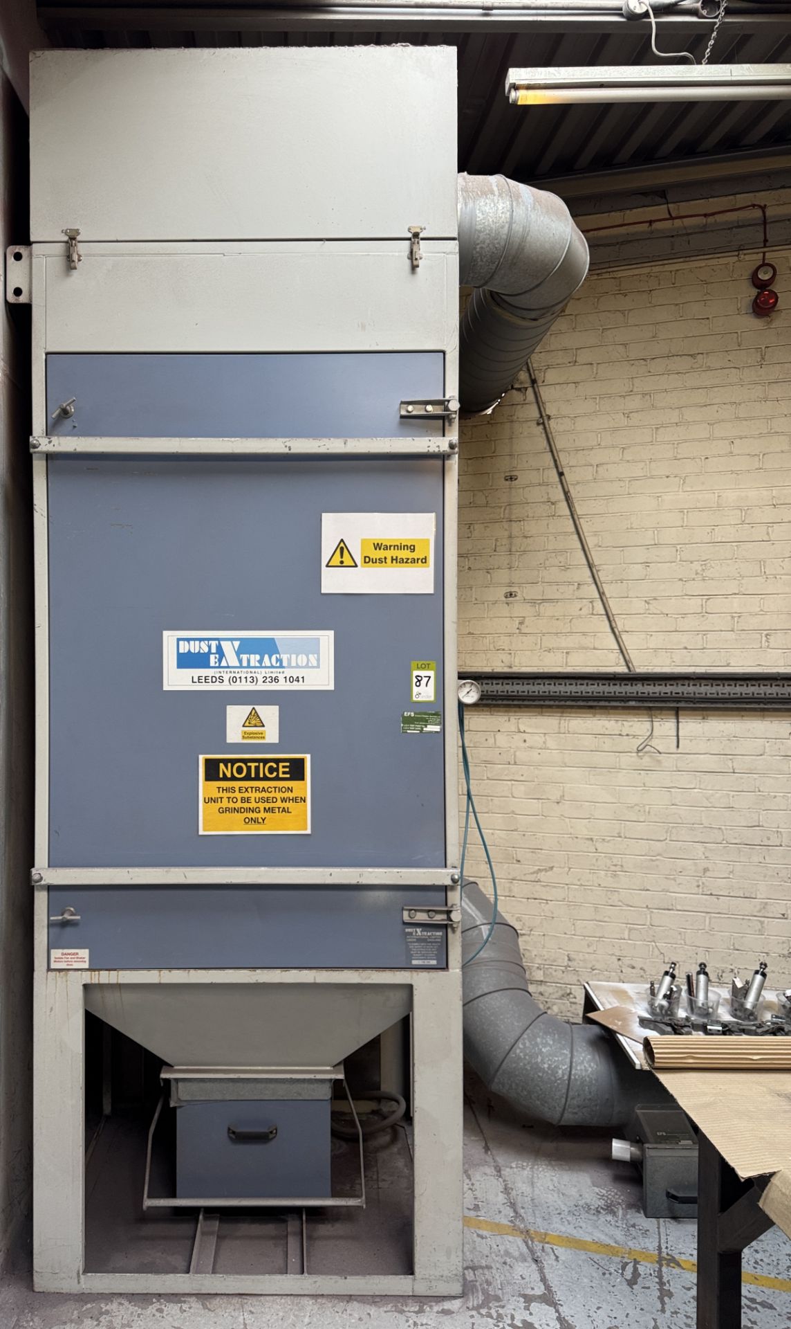 Dust Extraction International Ltd 40M.7.5KW Dust Extraction Unit ...