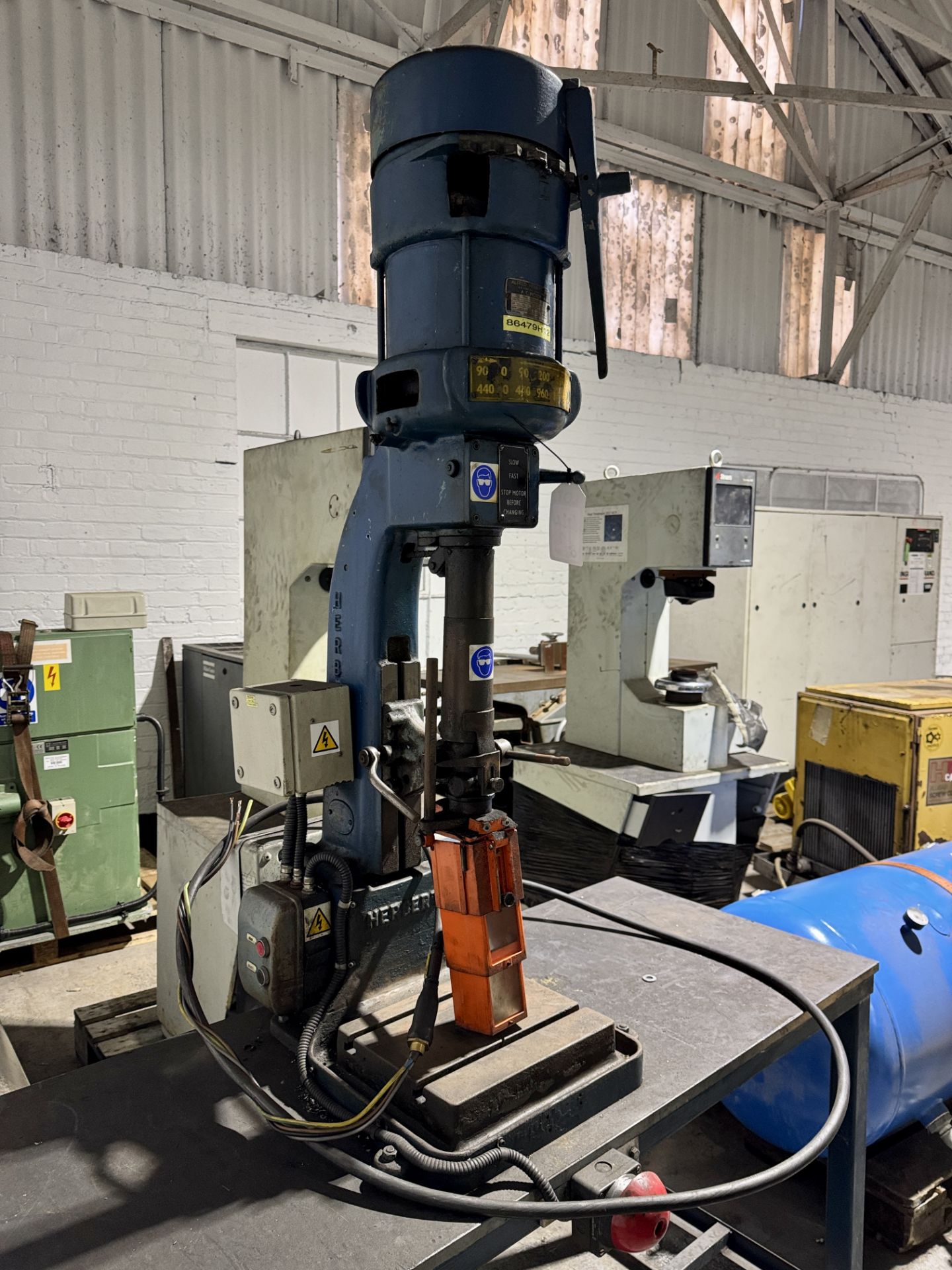 Herbert bench Pillar Drill, 90-1465rpm spindle speed, brake and chuck ...