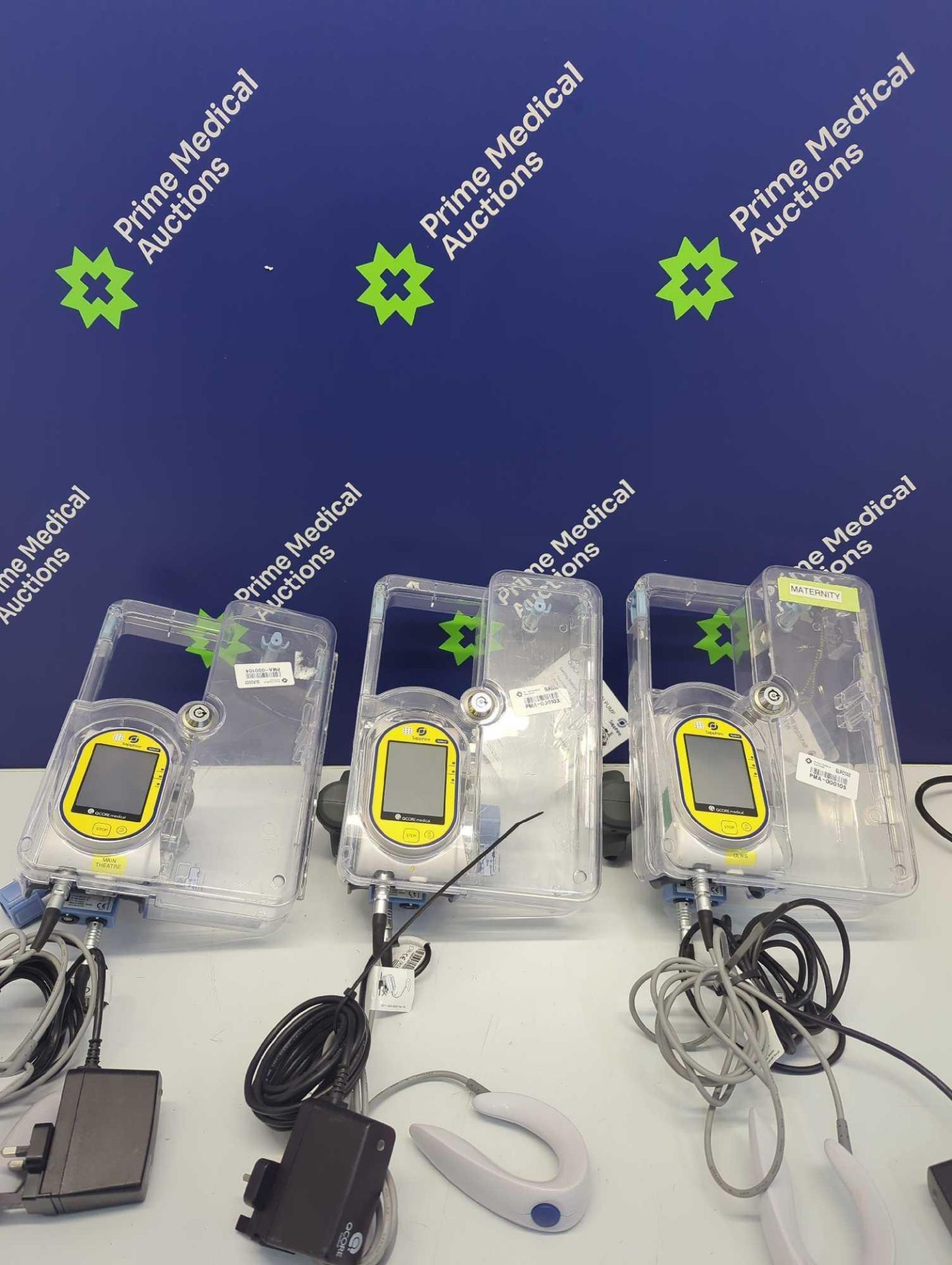 3 x Q Core Medical Sapphire Epidural Medical Infusion Pumps *PMA000103 ...