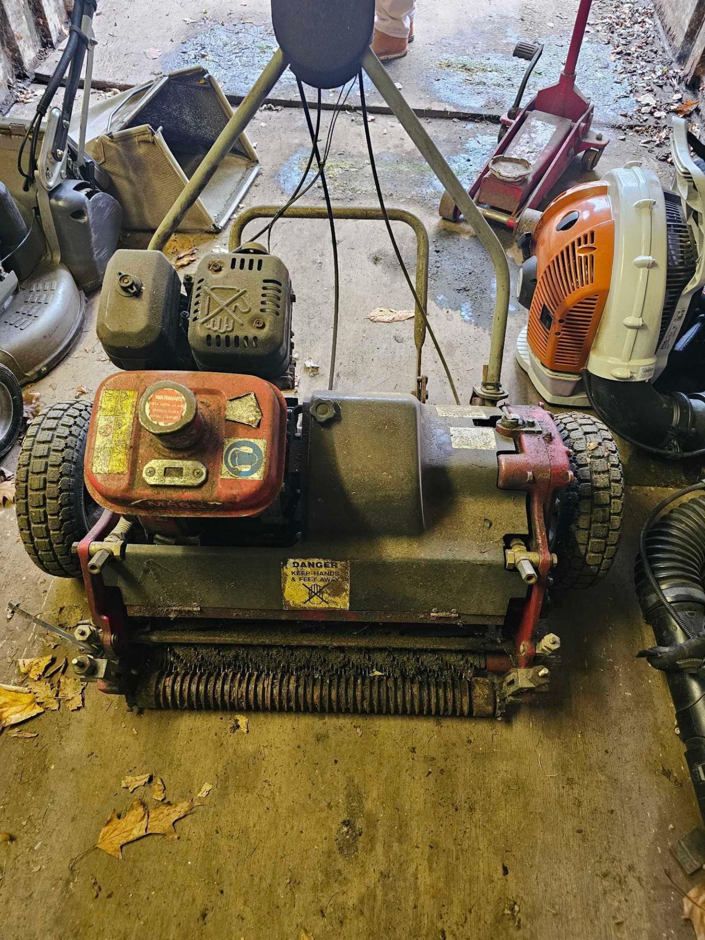 Baroness Pedestrian Cylinder Mower. Premium walk-behind greens mower ...