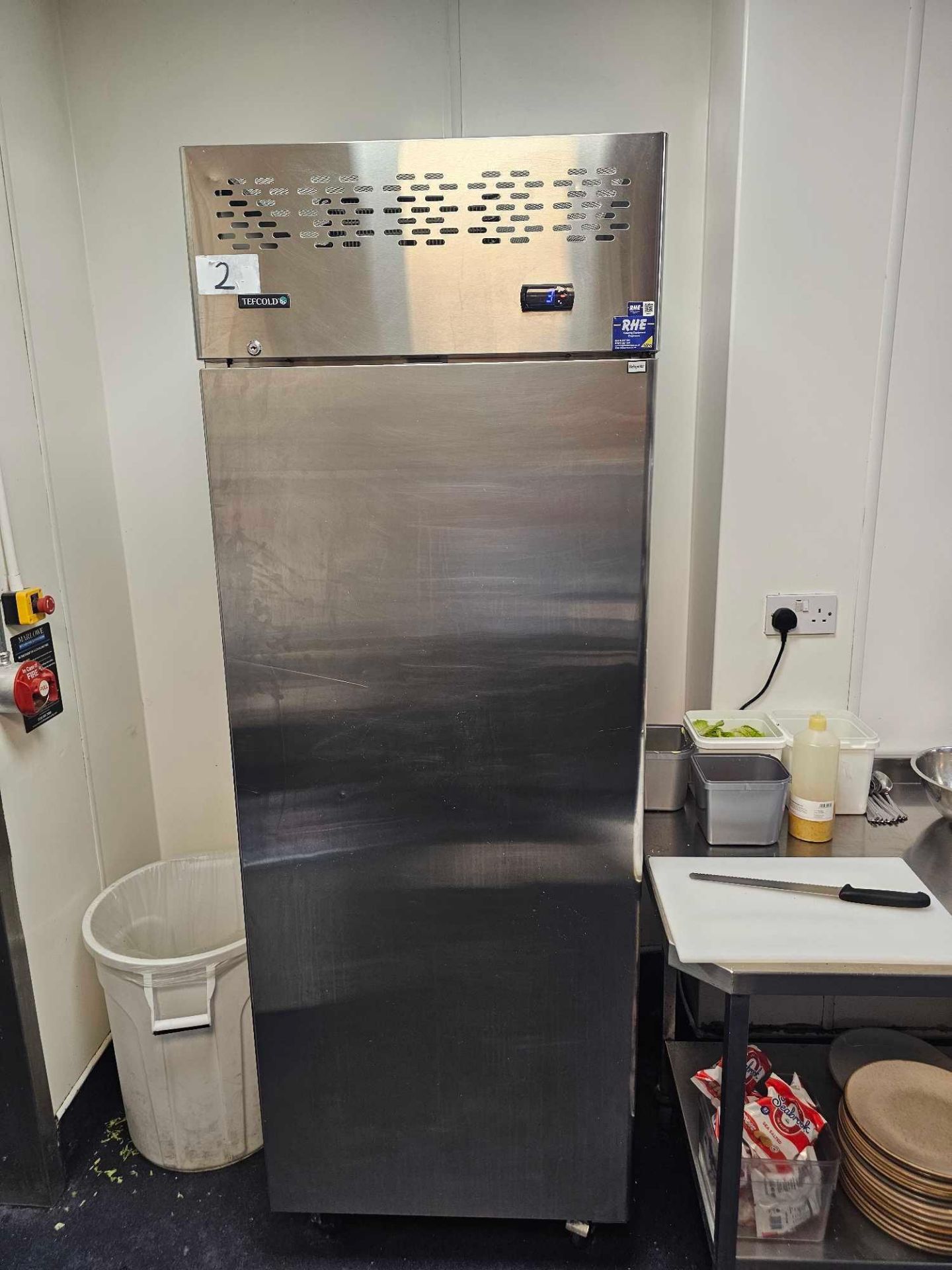 Tefcold Interlevin CAR650 upright gastronorm refrigerator with ...