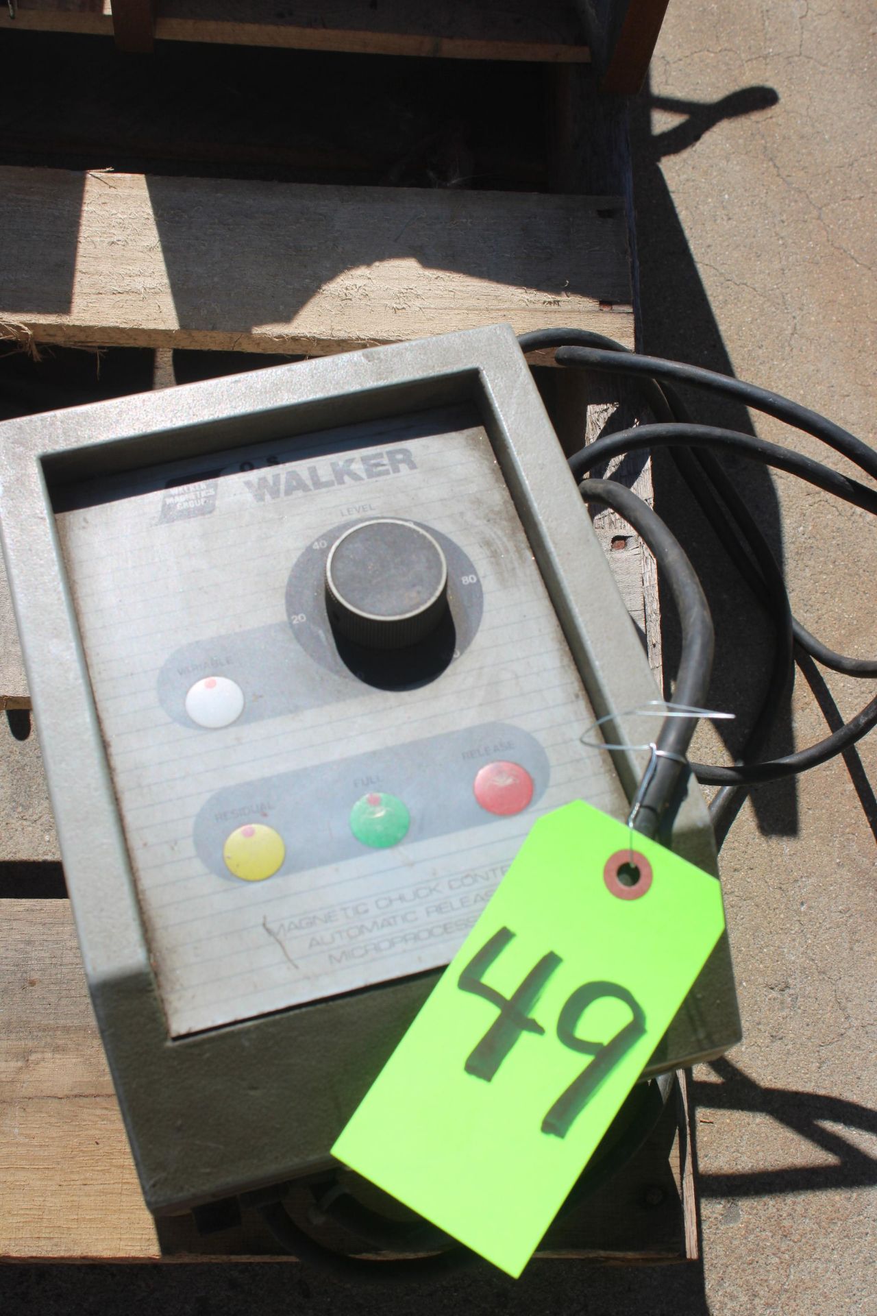 O. S. WALKER MAGNETIC CHUCK CONTROL