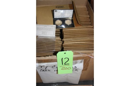 TY COBB GOLD LAYERED COIN SET **QTY. 200**