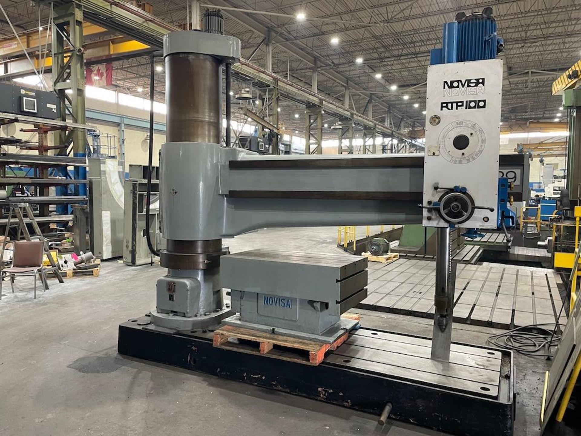Novisa RTP 100 7 ft Radial Drill, Approx. 24" Wide Column, Approx. 10 ...